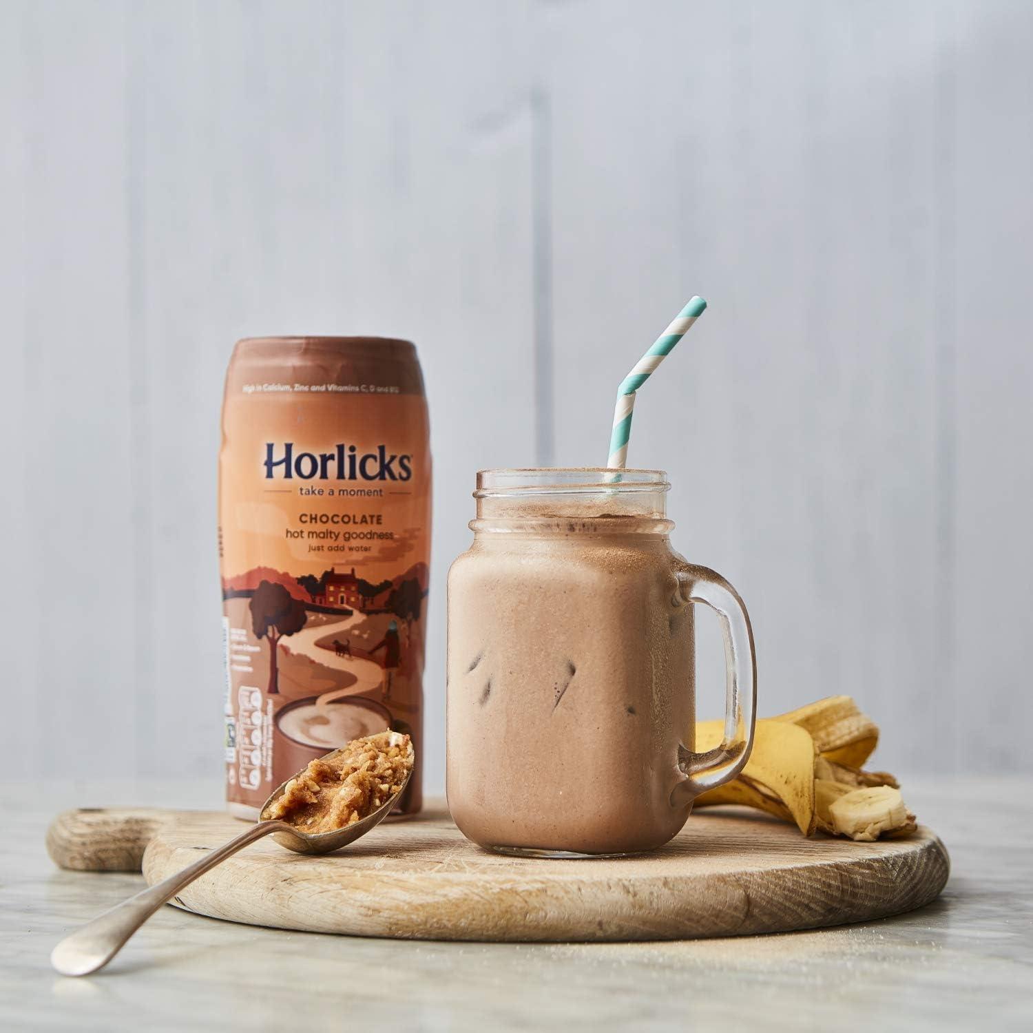 Horlicks Chocolate 500g - Nutritious Beverage Mix in Aluminium White ...