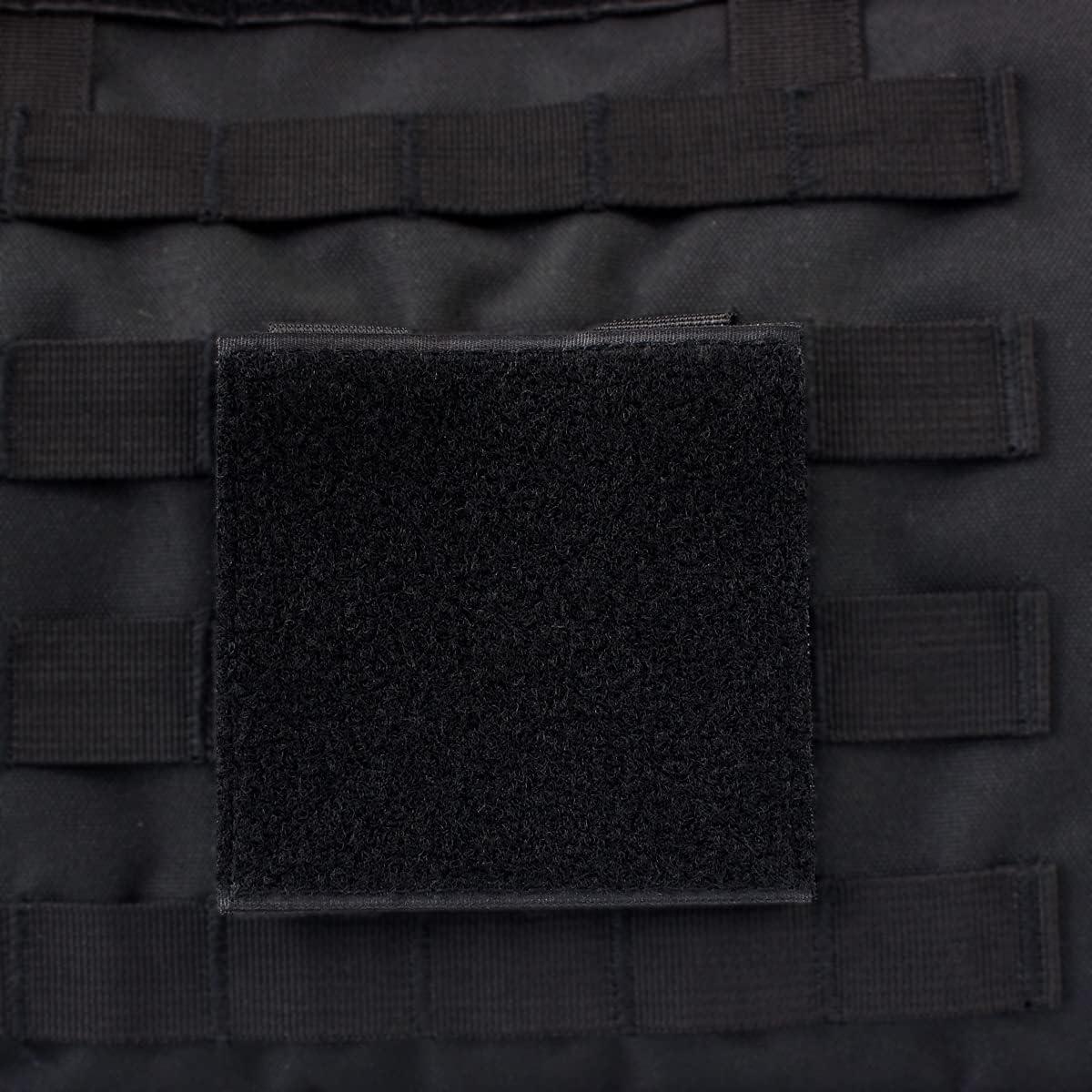 ROCOTACTICAL Hook and Loop Tactical Patches Board - 4x4 inches, 2 Pack ...