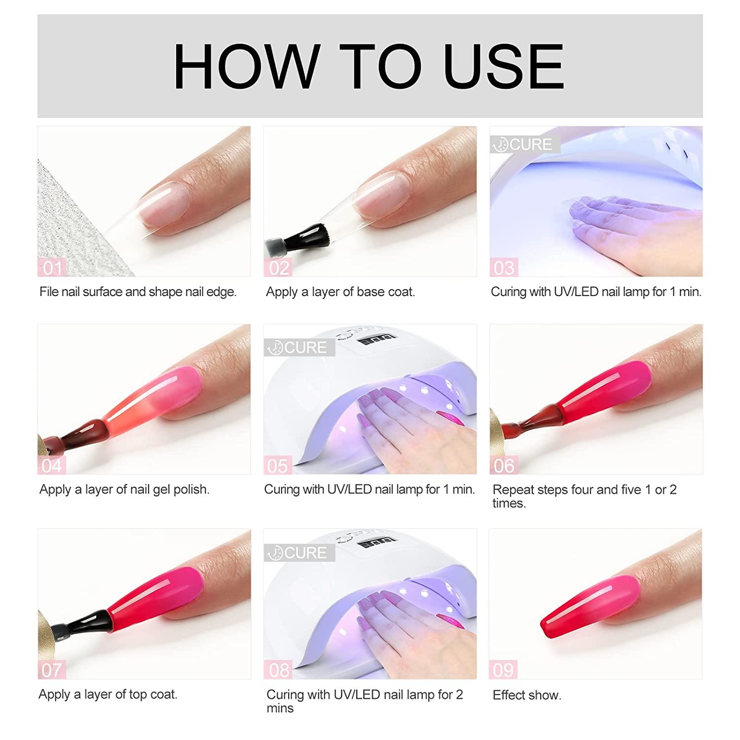 how to color nail polish