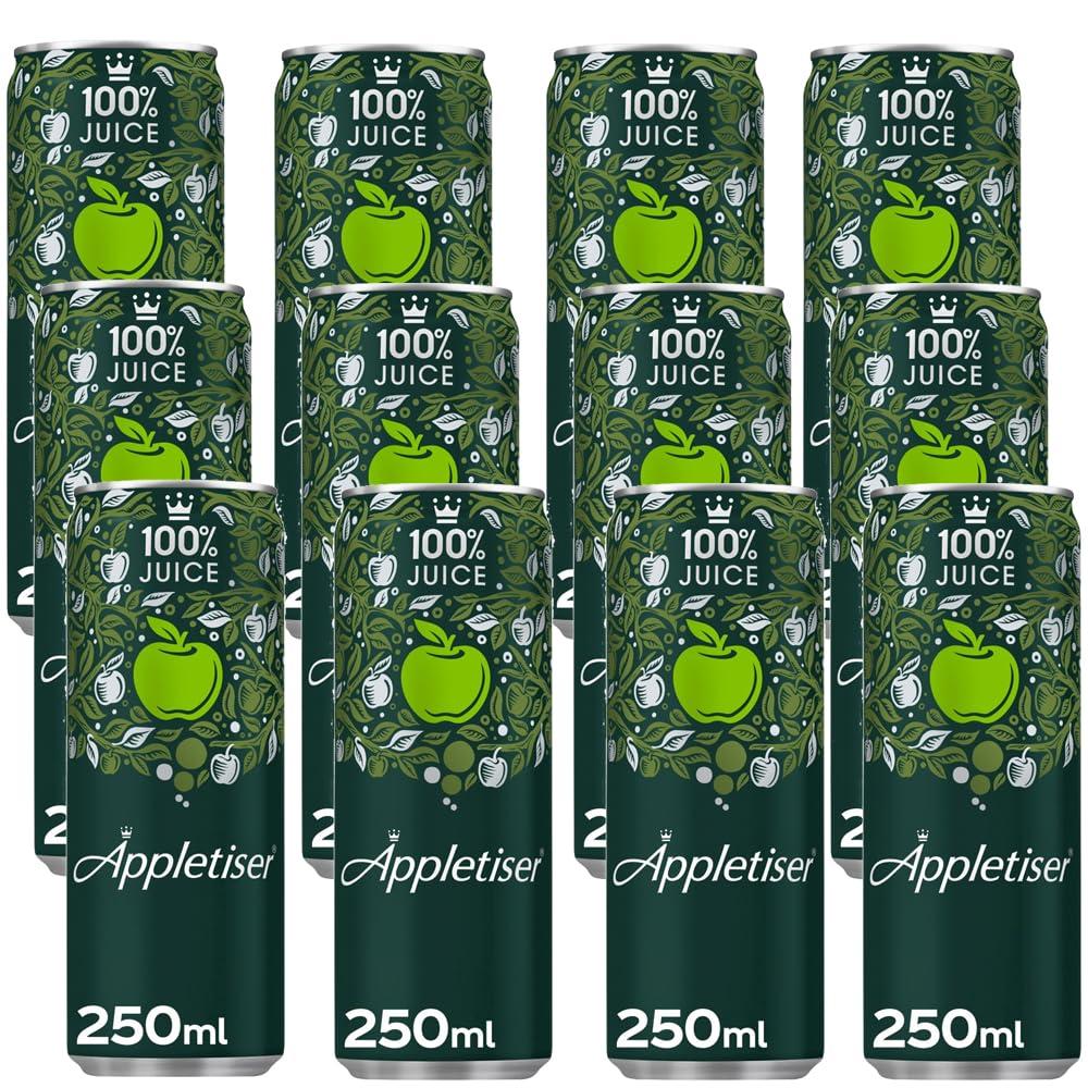 VSTAR Appletiser Sparkling Apple Juice 250ml Cans 100% Pure Apple juice ...
