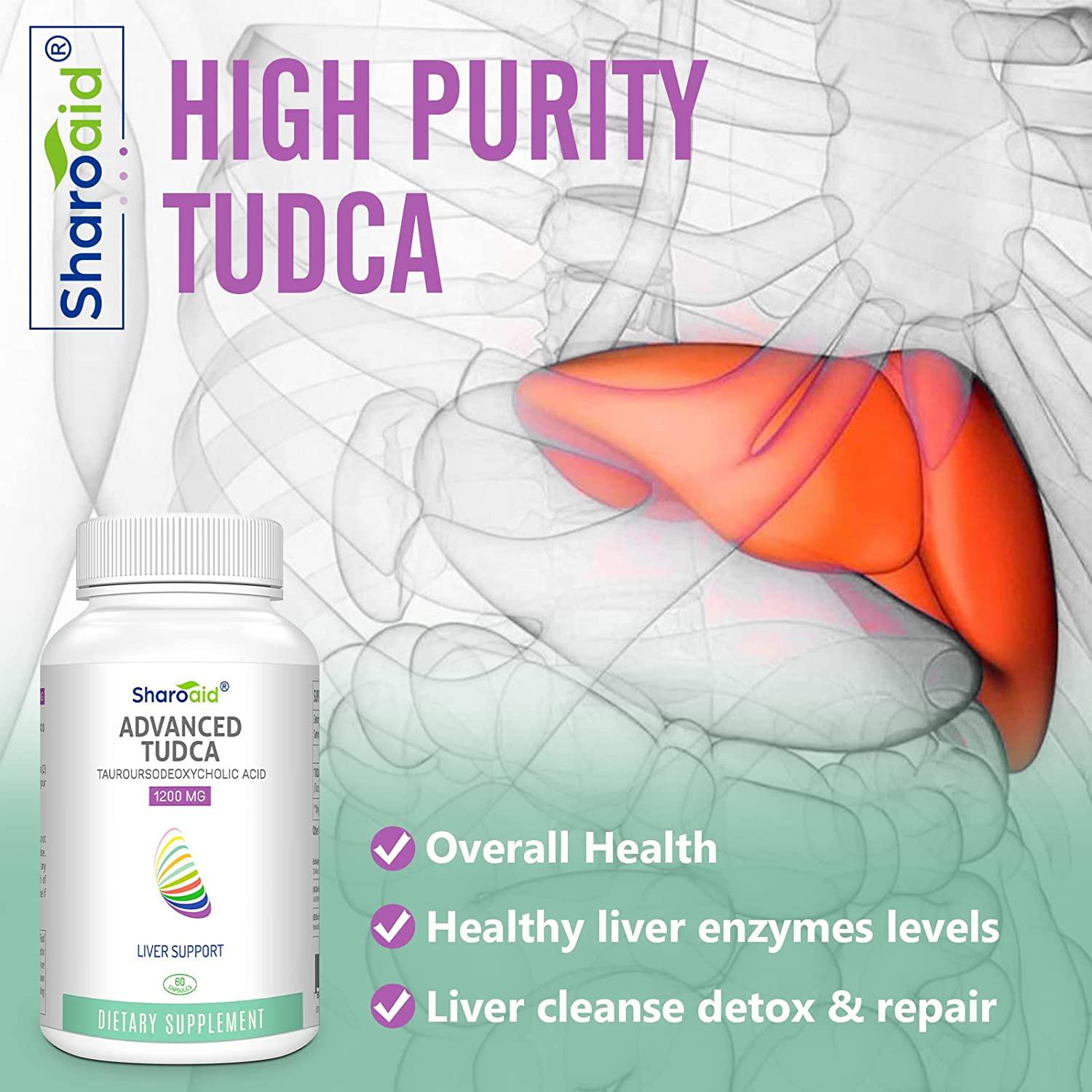 TUDCA Liver Support 1200mg Vegan Capsules - 60 Count - Third Party ...
