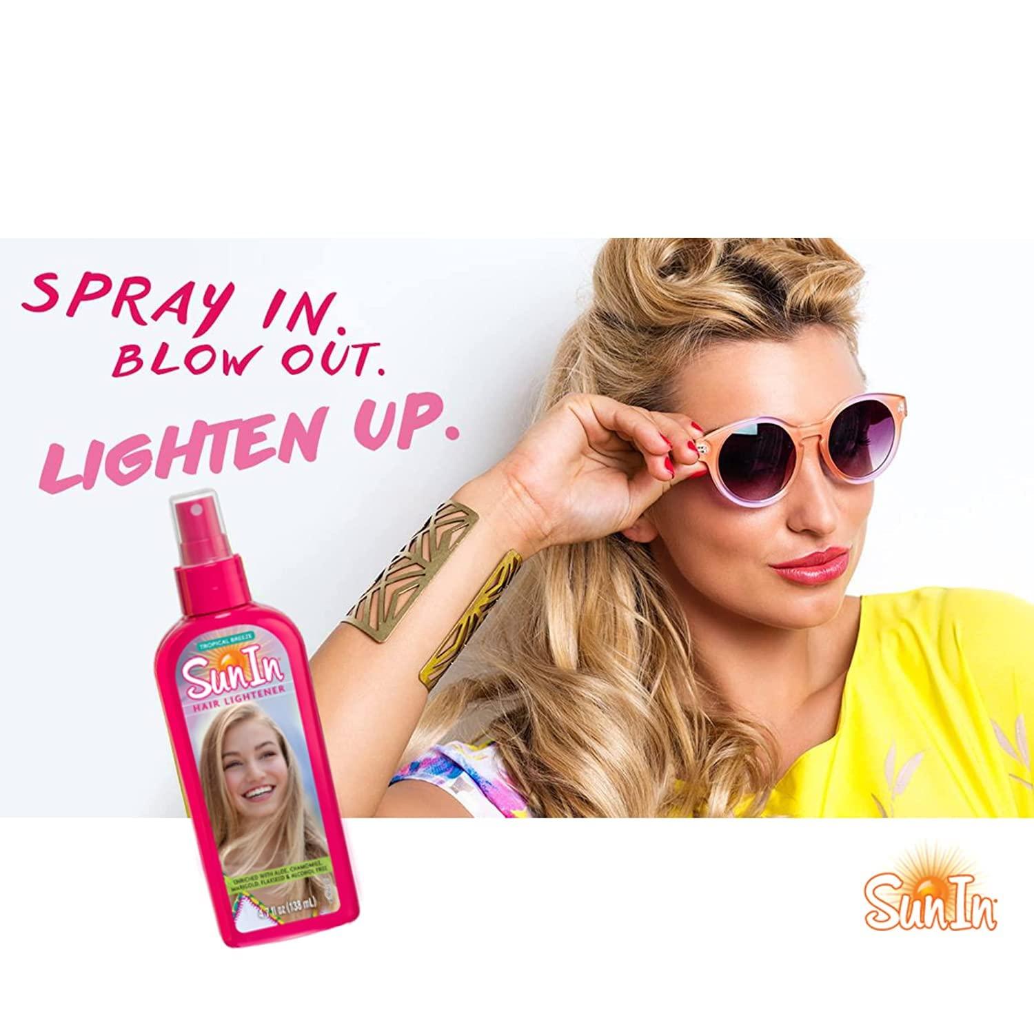 Sun-In Spray-In Hair Lightener Original - Tropical Breeze 138ml ...