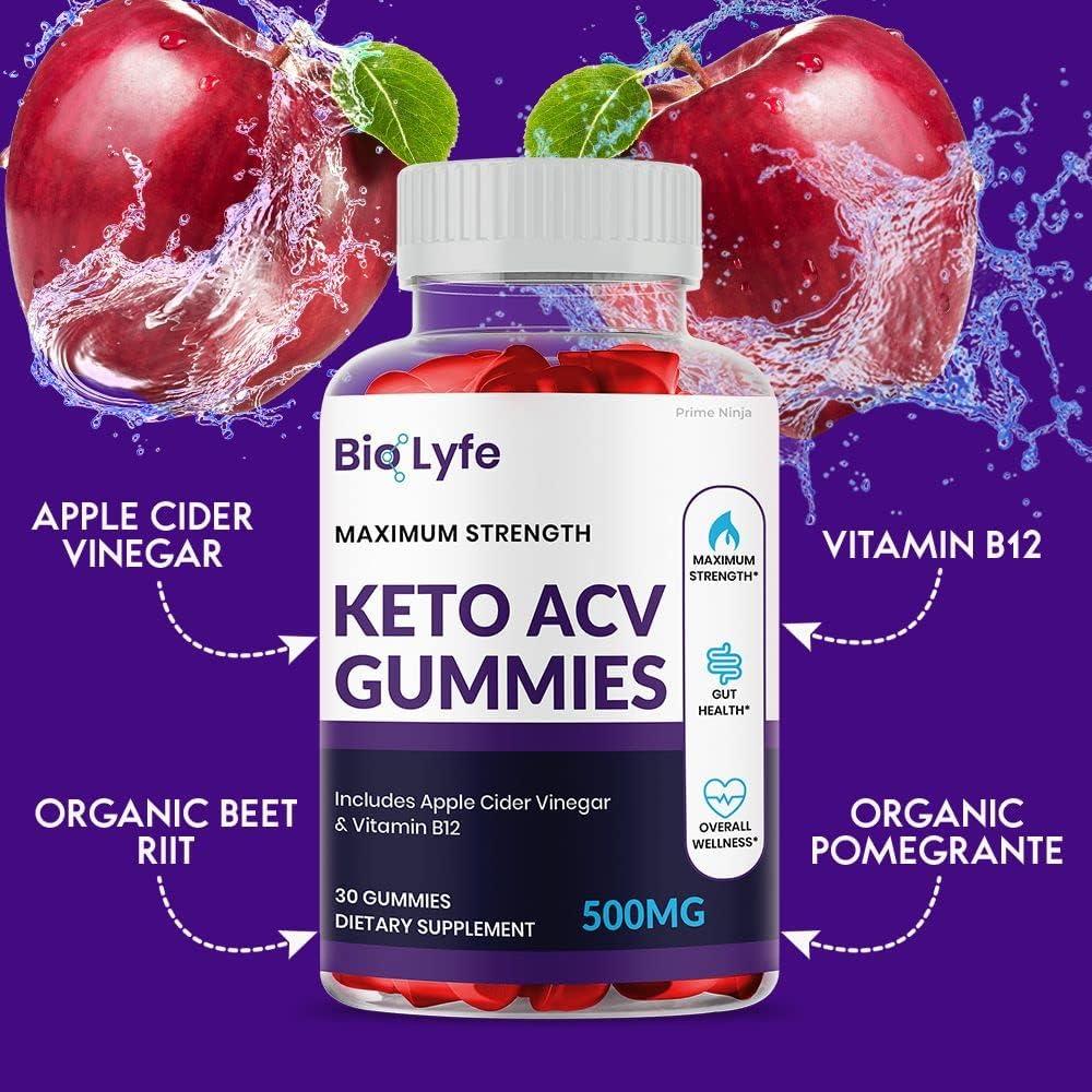 Prime Ninja Bio Lyfe Keto ACV Gummies - Maximum Strength - Official - 3 ...