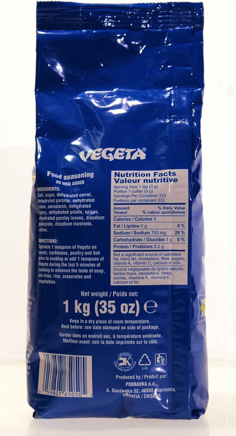 Vegeta Food Seasoning with no MSG 1 kg | Buy Now with Express ...