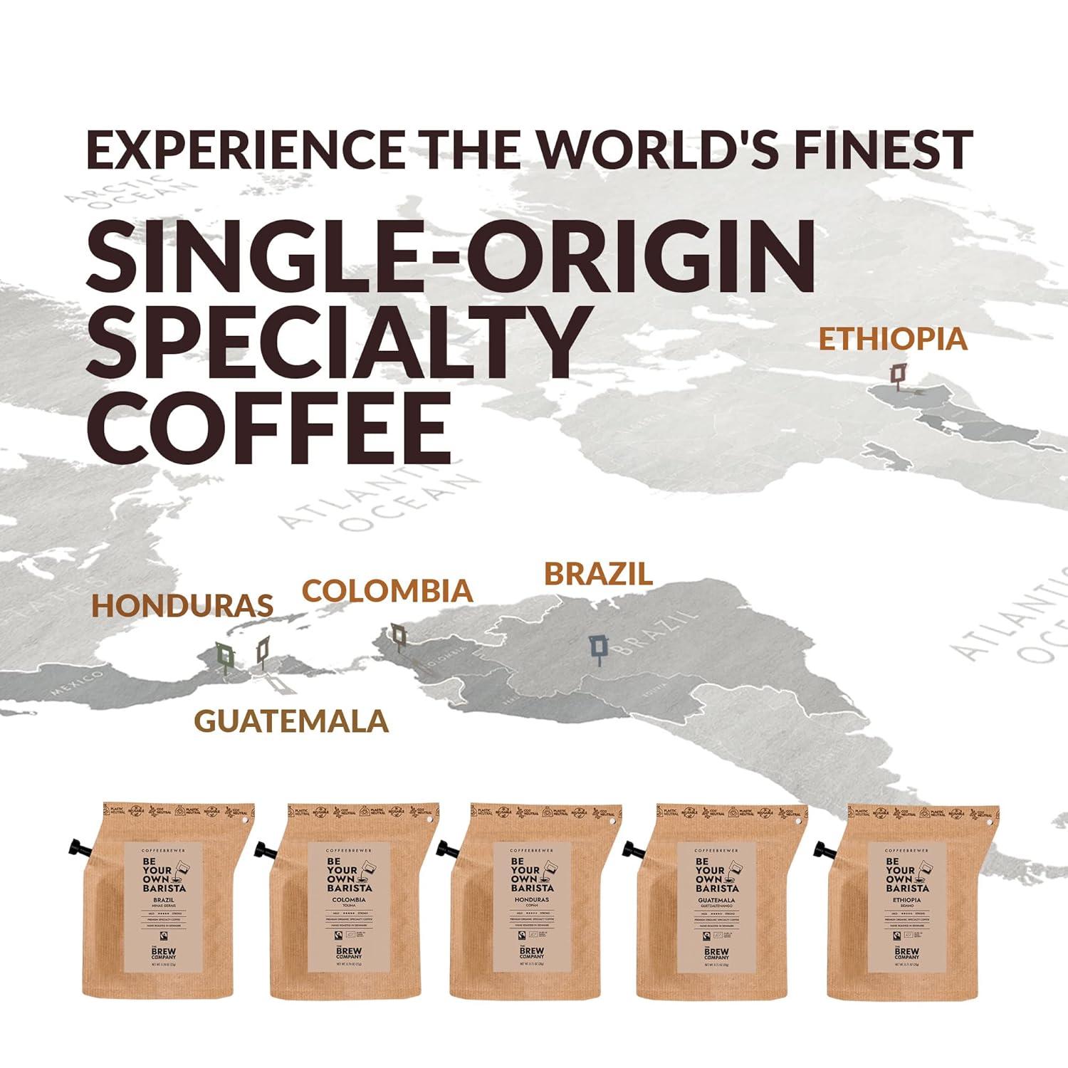 Premium Coffee Gift Set for Men & Women - 5 Single Estate & Organic ...