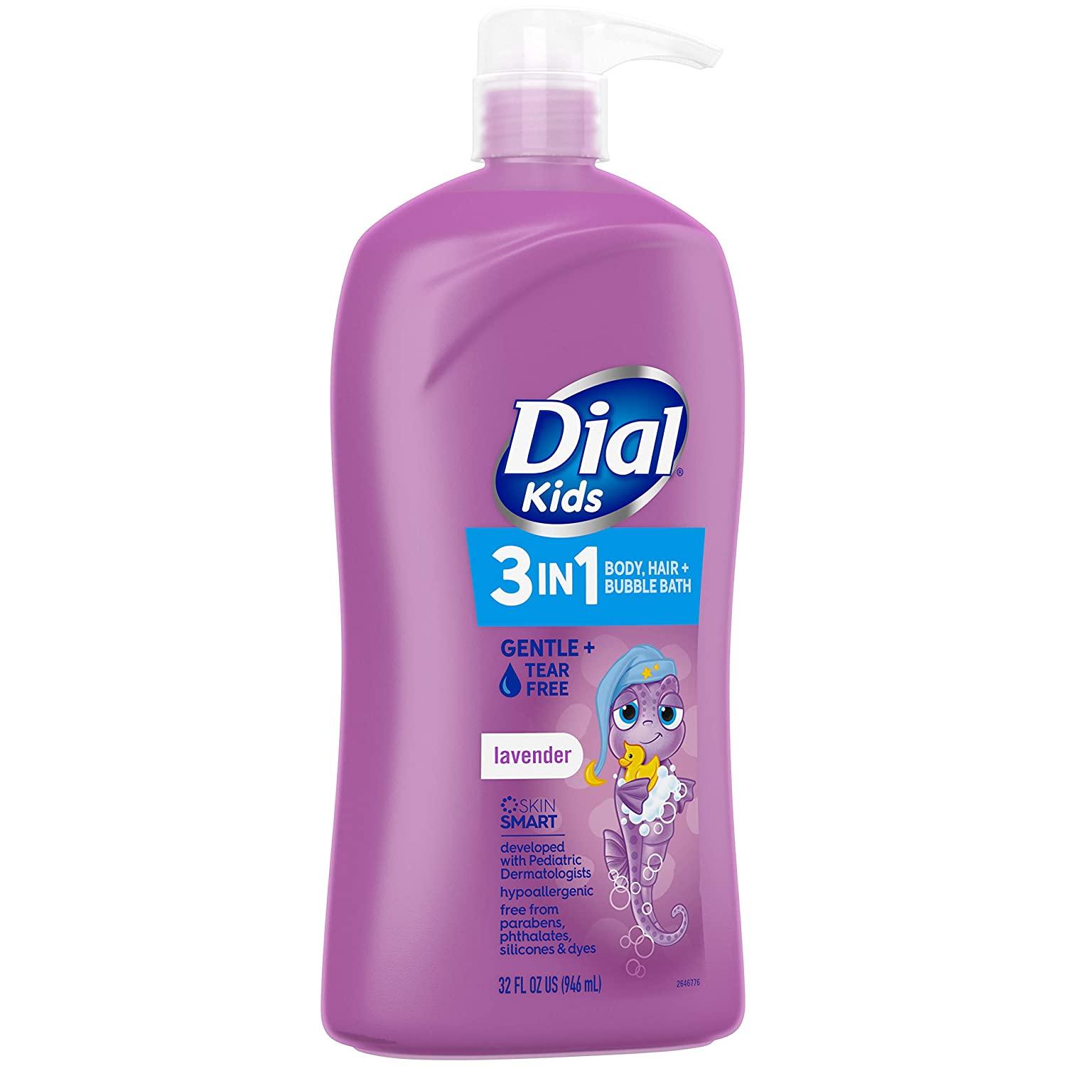 Dial Kids 3in1 Body+Hair+Bubble Bath Lavender - 32oz | Buy Now with ...