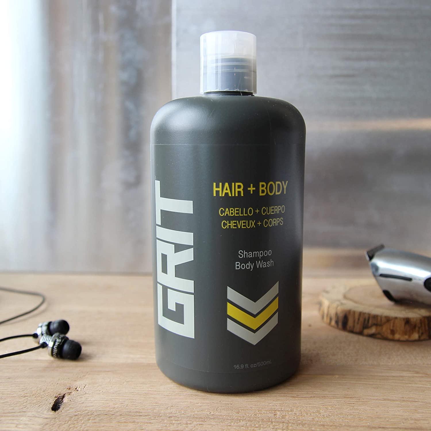 GREAT CLIPS GRIT Hair & Body 16.9oz | 3-in-1 Shampoo, Conditioner ...