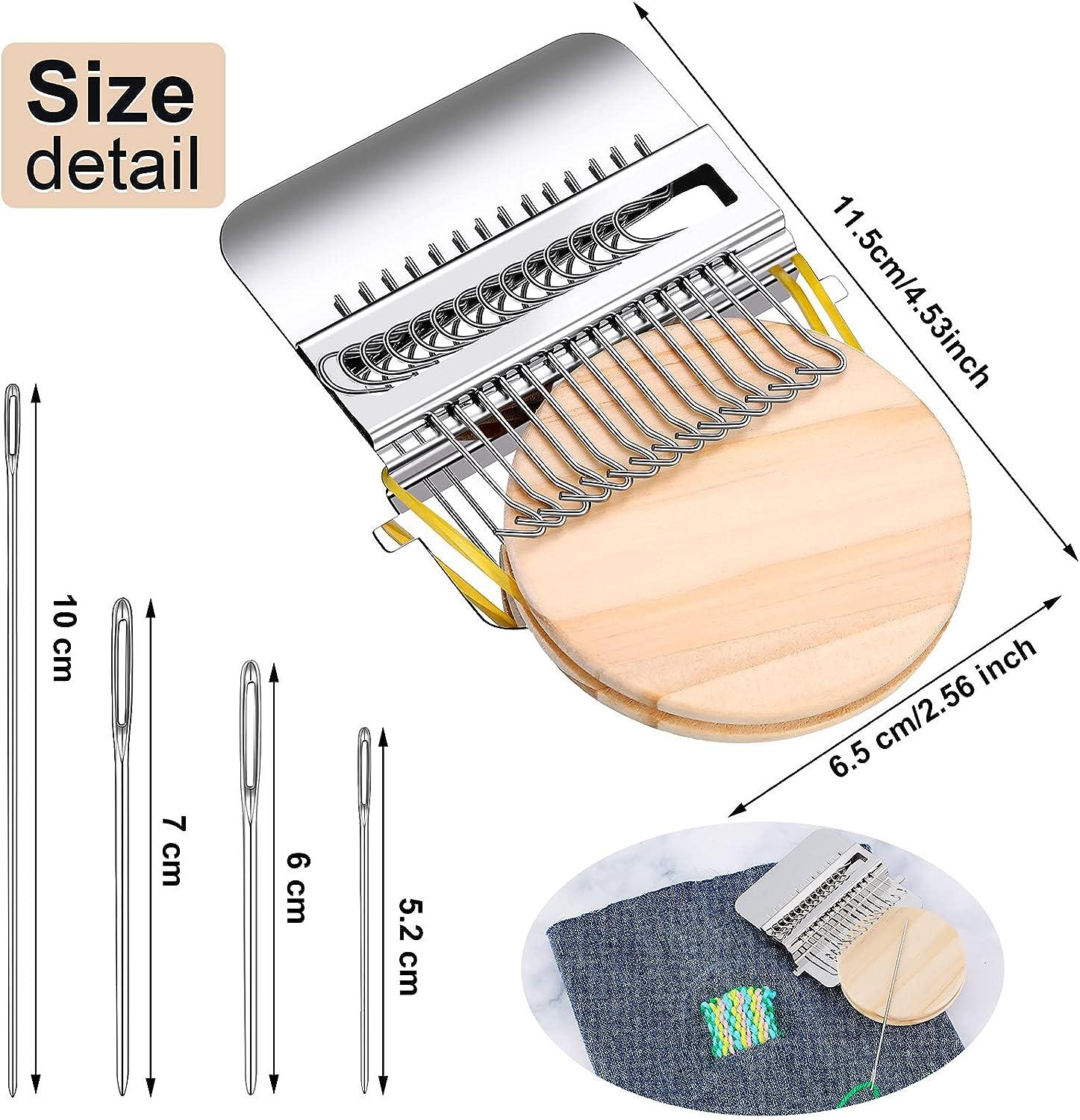 Darning Mini Loom Machine Kit | Speedweve Weaving Loom & Needles Set ...