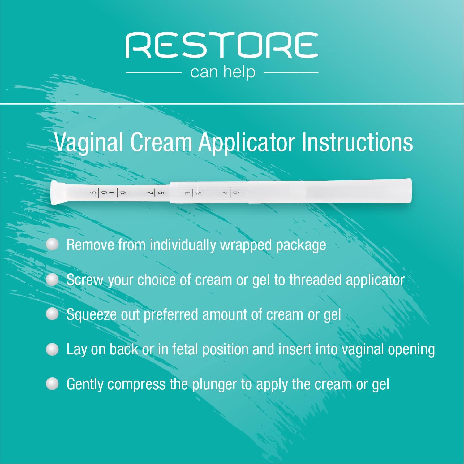 30 Count Disposable Plastic Threaded Vaginal Applicator Pack - Made in ...