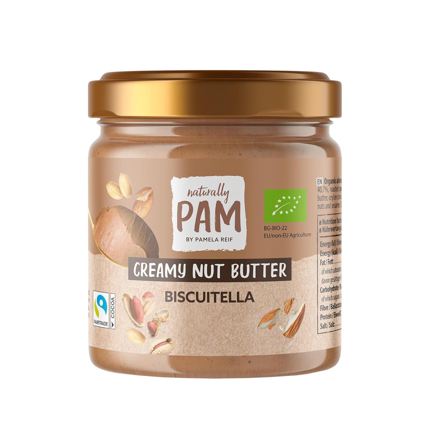 Naturally Pam Creamy Nut Butter | Organic Almond Peanut Puree ...