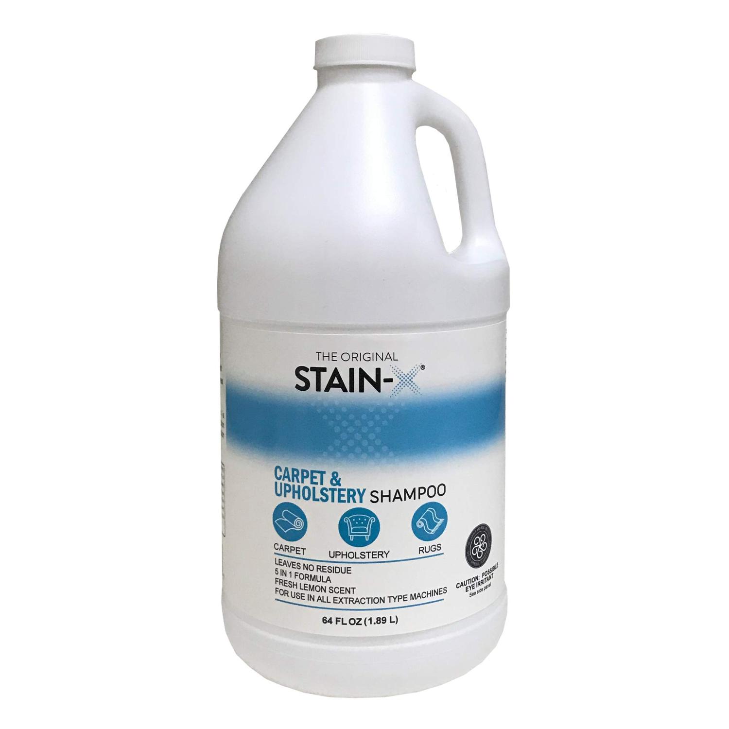 STAIN-X PRO Carpet & Upholstery Shampoo - 64 oz | Professional Grade ...