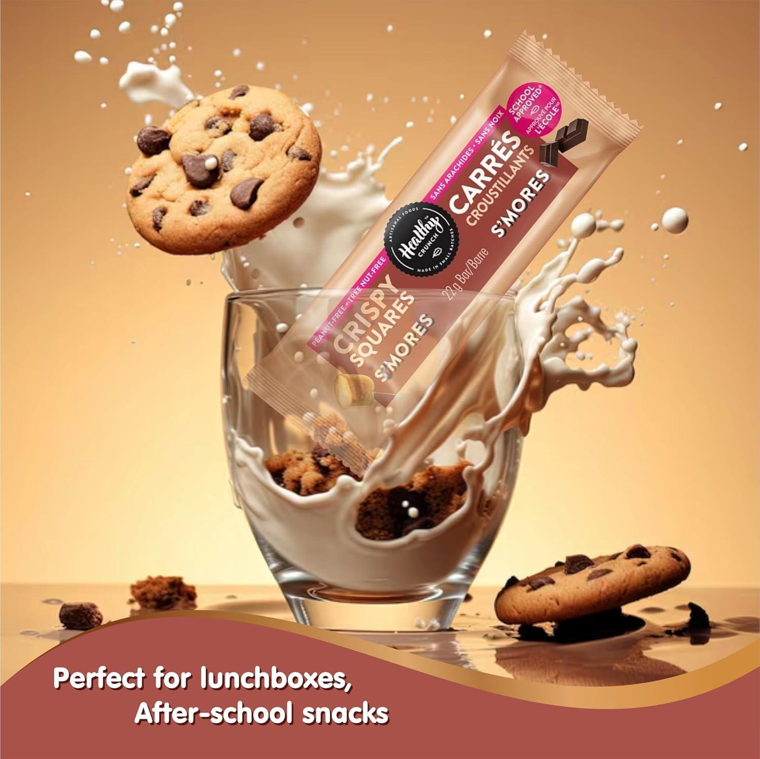 Healthy Crunch Rice Crispy Squares S'mores Flavor - 6 Units x 132g ...