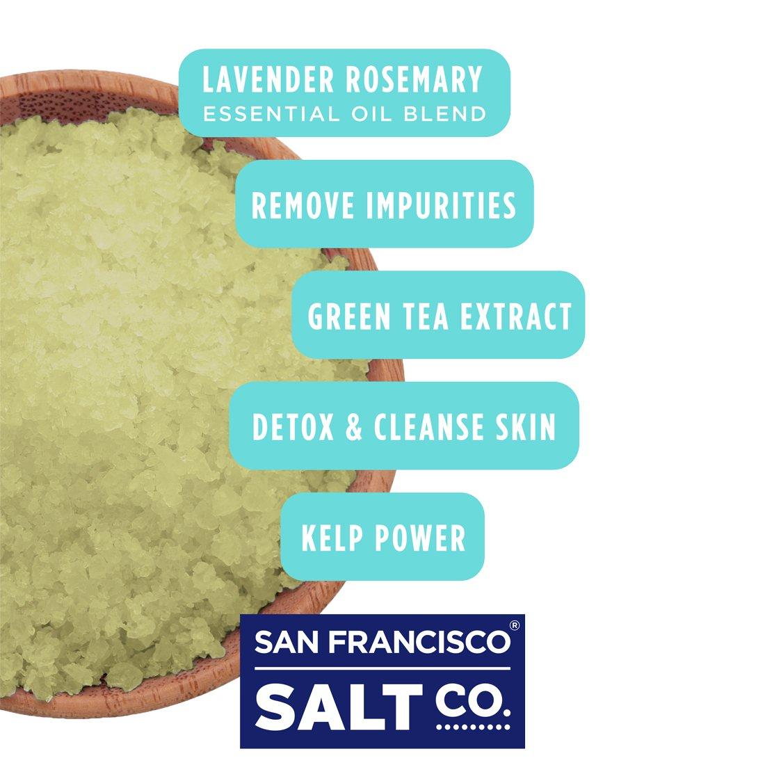 San Francisco Salt Co. Detox Soak 2 lb. Luxury Bag - Natural Detox Bath ...