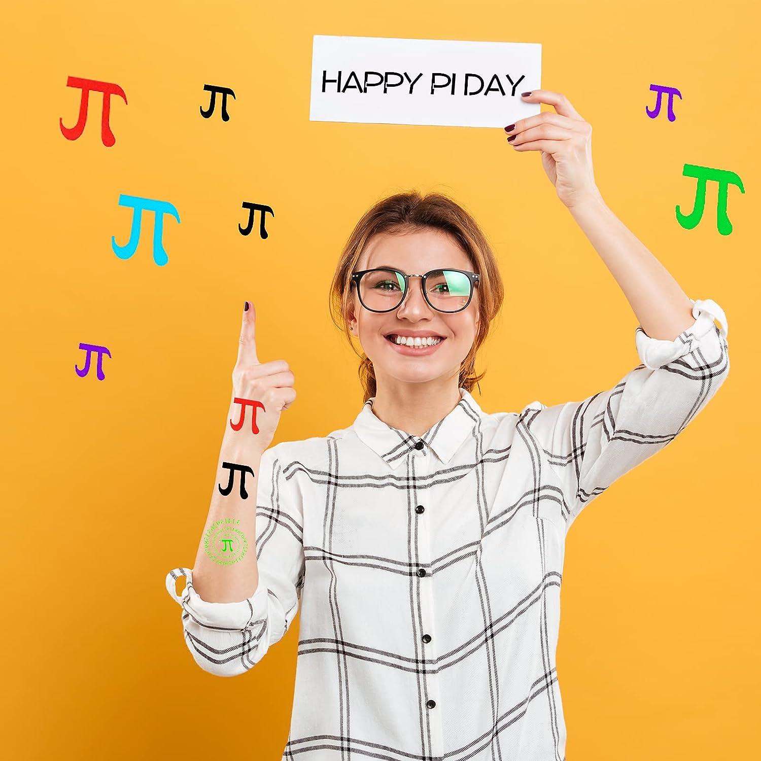 300 Pcs Pi Day Symbol Temporary Tattoos - Math Party Supplies for Kids ...
