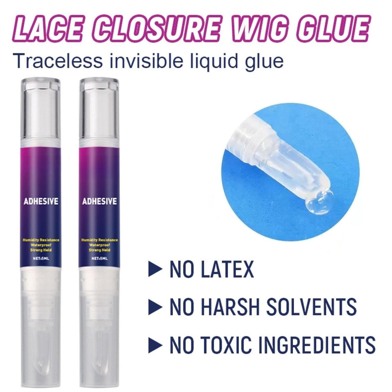 Beautfave Waterproof Wig Glue Pen - Invisible Strong Hold Adhesive for ...