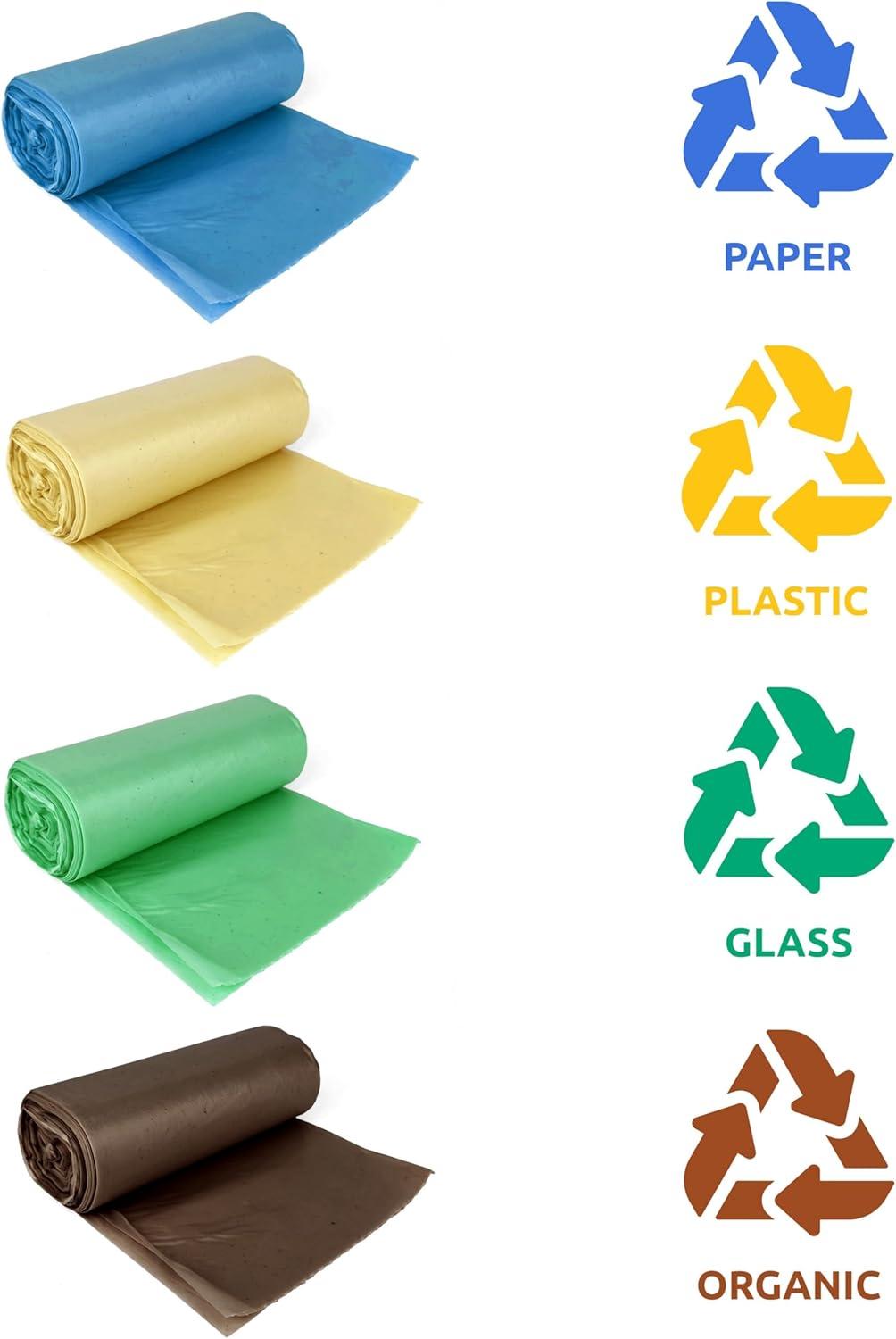 Buy D.Rect 35L Garbage Bags - 20 Durable Plastic Kitchen & Recycling ...