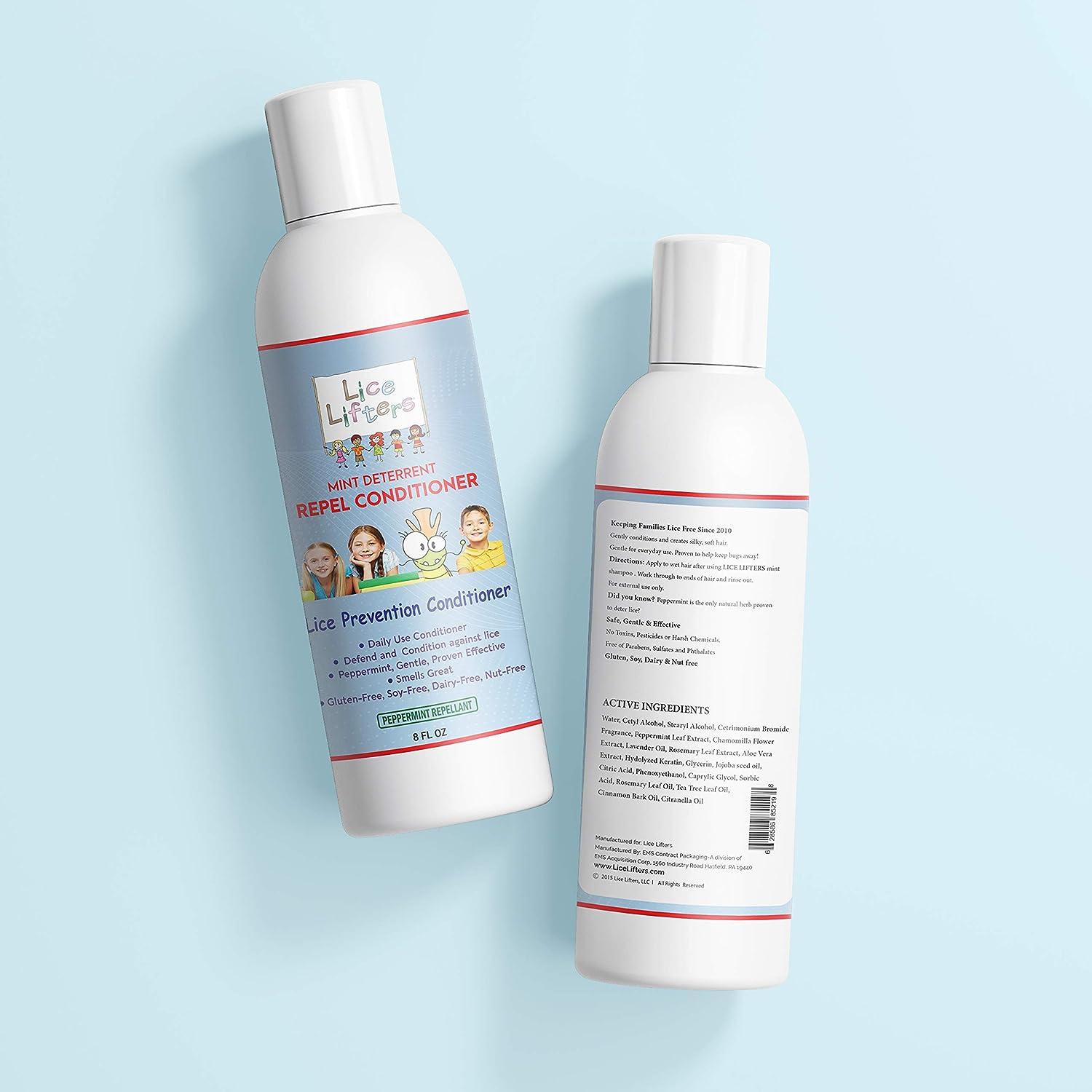 Lice Lifters Mint Deterrent Conditioner - Natural Peppermint Repel ...