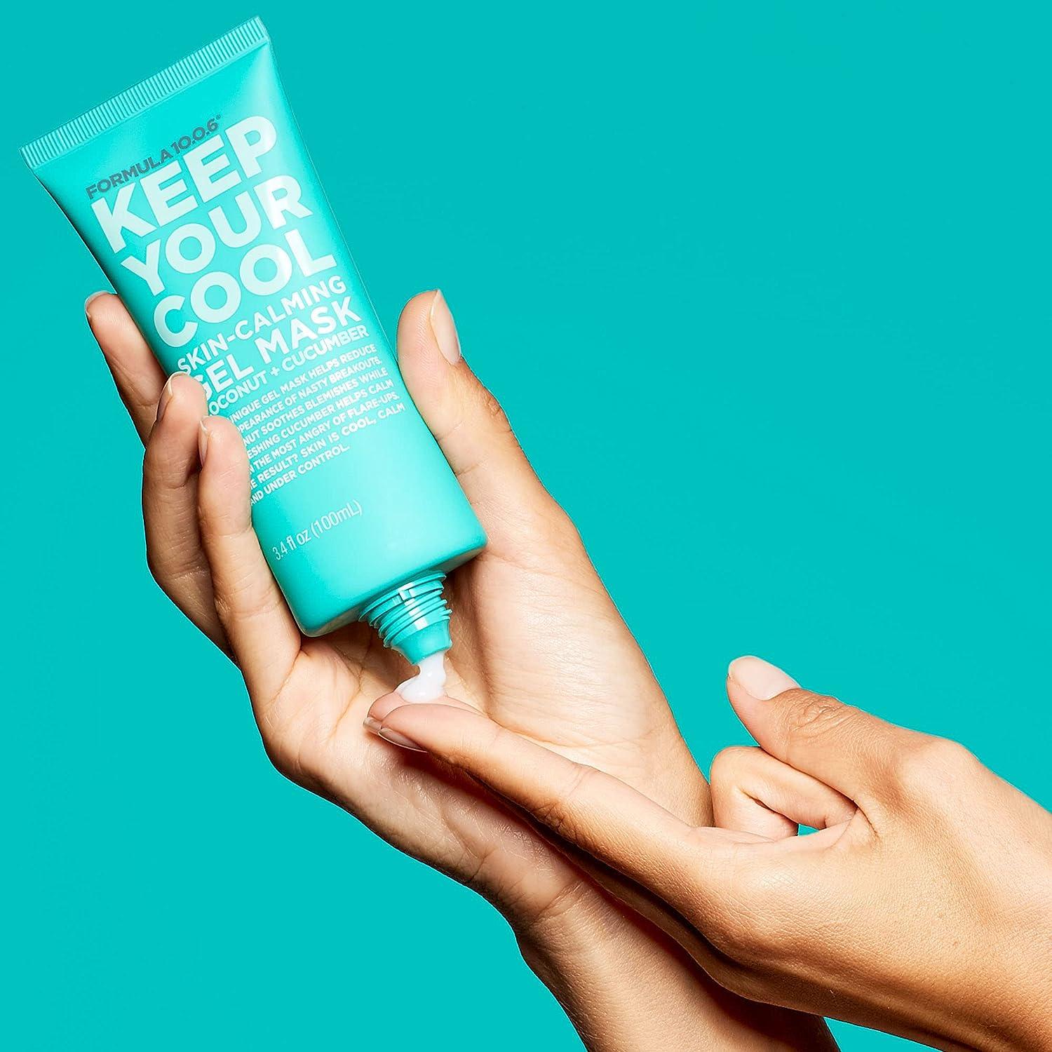 Formula 10.0.6 Keep Your Cool Skin-Calming Gel Mask - Soothes Blemishes ...