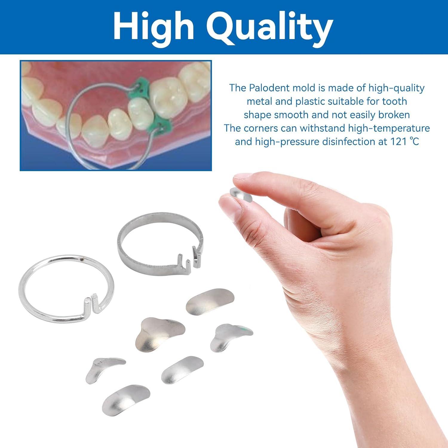 100 Pieces Dental Cut Contour Matrix Kit | Professional Tooth Matricer ...