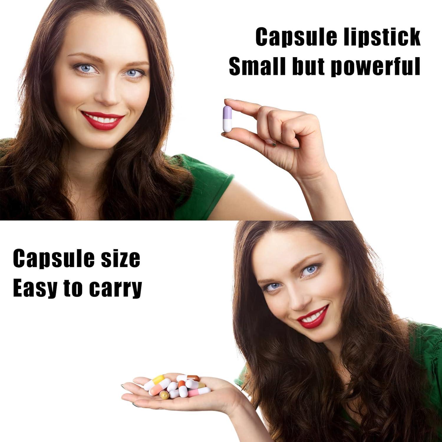 Homeit Lipstick Set for Girls - Waterproof & Portable Mini Lipsticks ...