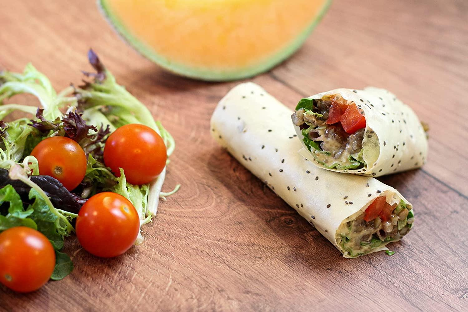 Norigami Egg Wraps Pea Protein -High Protein Low Carb Vegetarian Thin ...