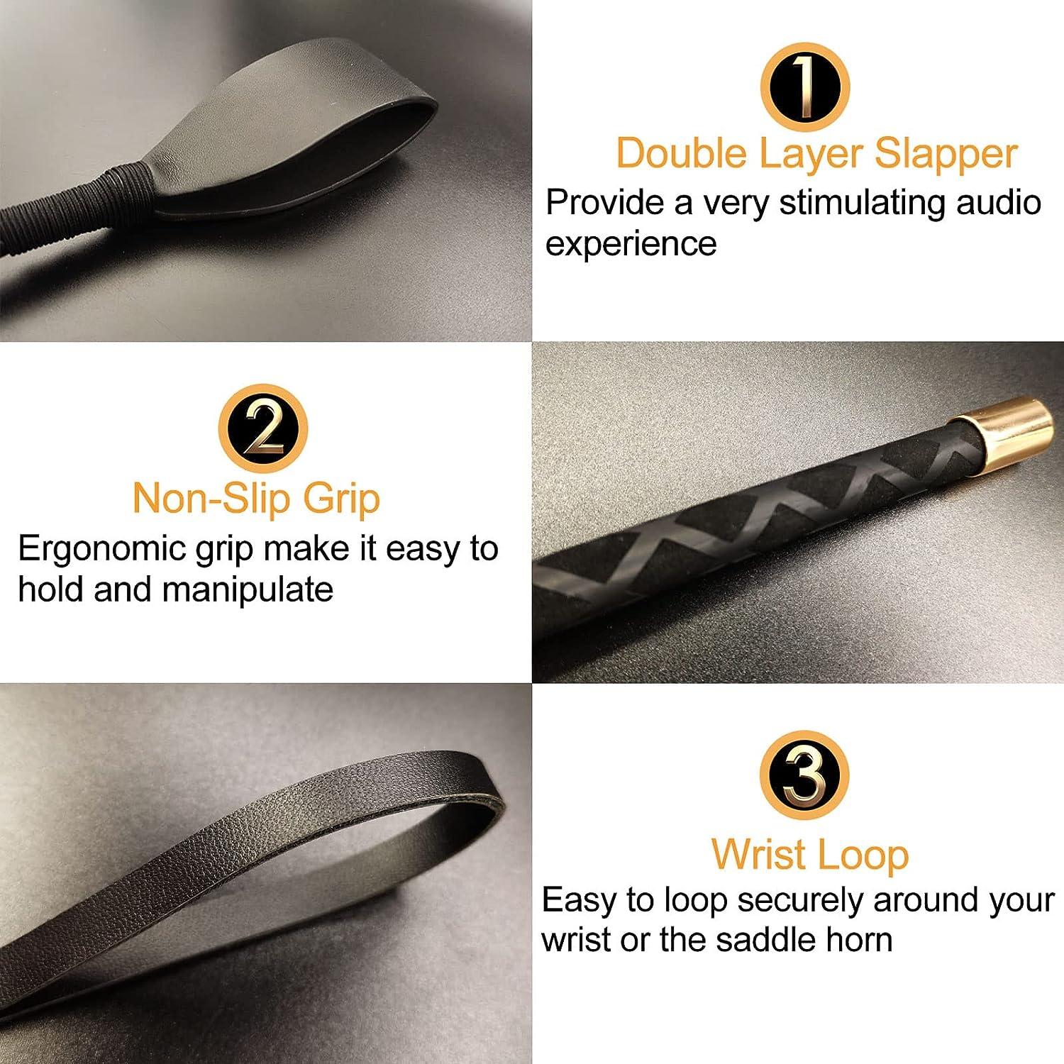 Keedolla 18 English Riding Crop with Wrist Strap - Horse Whip for ...