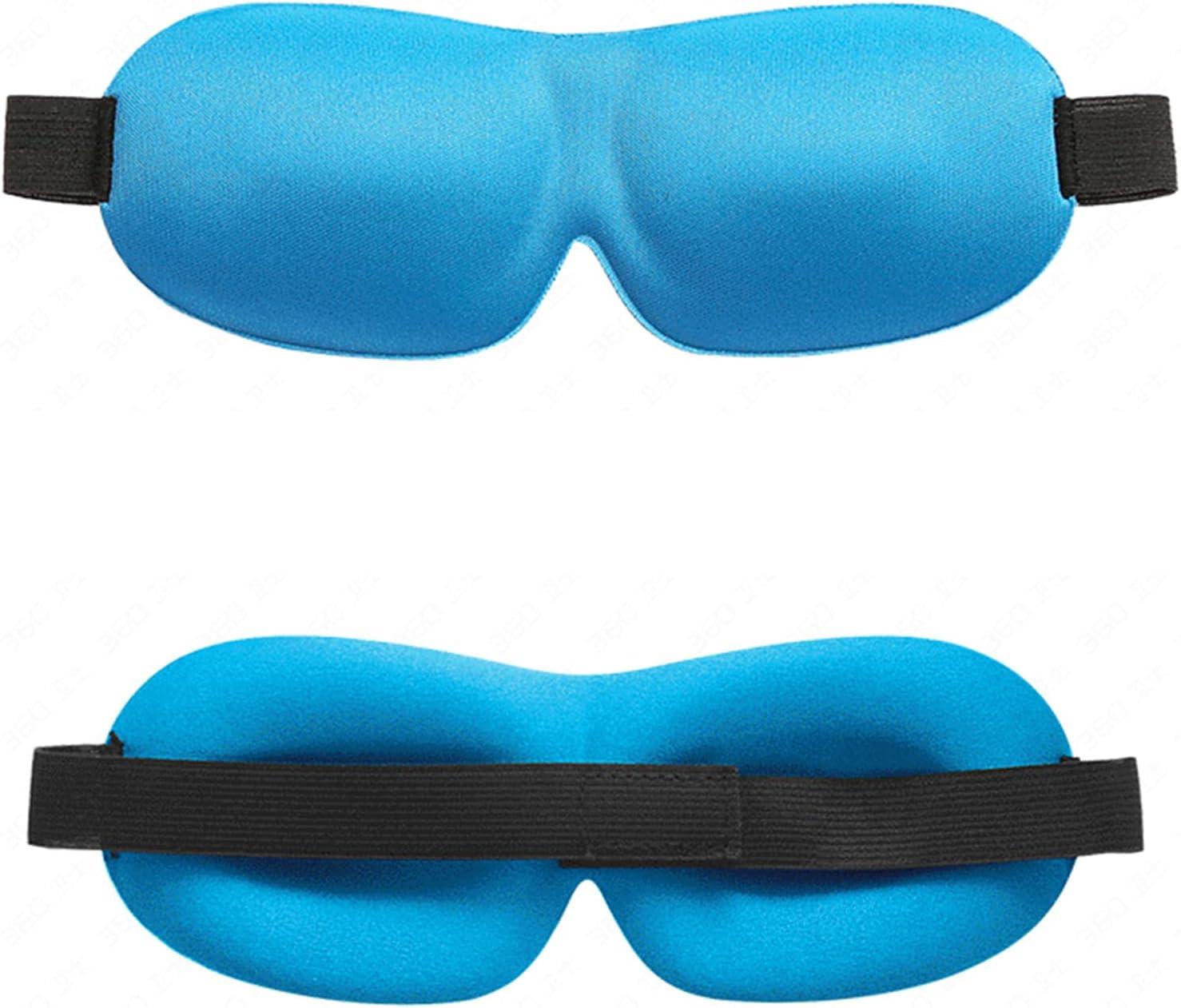 Blue Seamless Sleep Eye Cover for Meditation, Yoga, and Sleeping ...