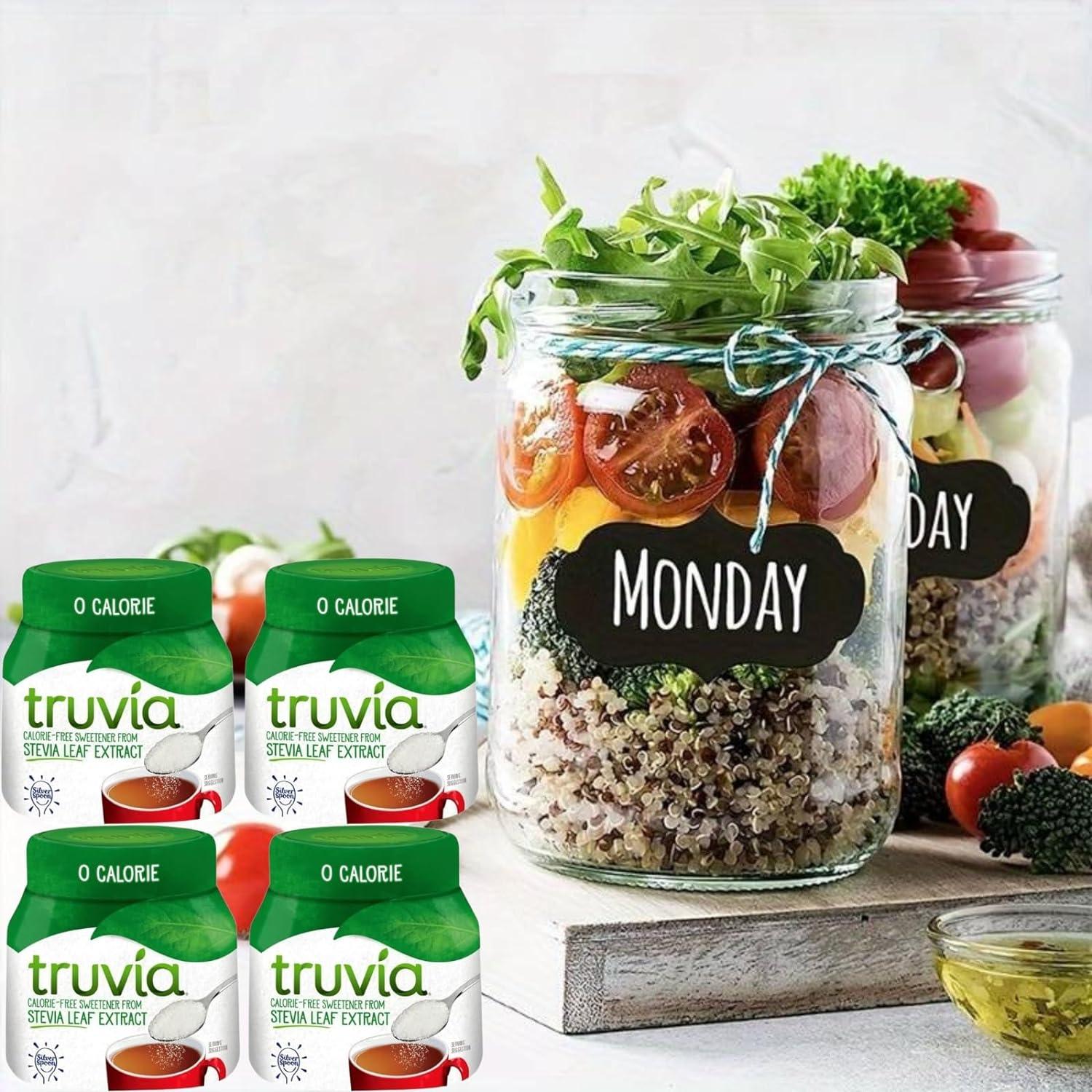 Stevia Sweetener Bundle with Truvia Sugar Free Granulated Sugar 4 x ...