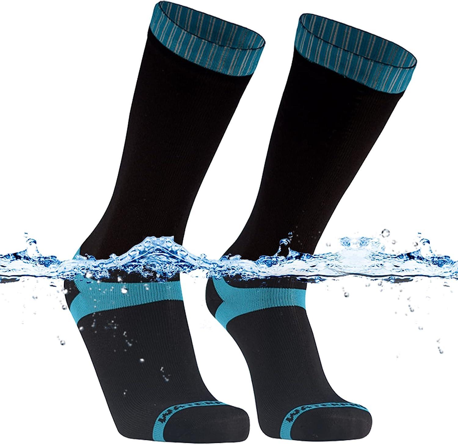 DexShell Coolmax Waterproof Breathable Socks - Aqua Blue (Medium) | Coolvent Technology for Men ...