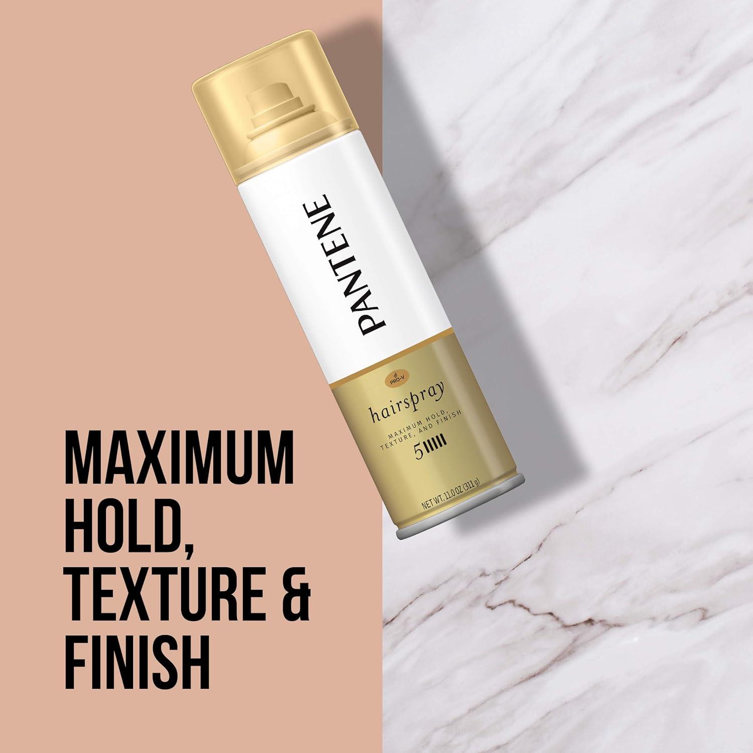 Pantene Hairspray Maximum Hold Pro-V Level 5 Texture and Finish 11 fl ...