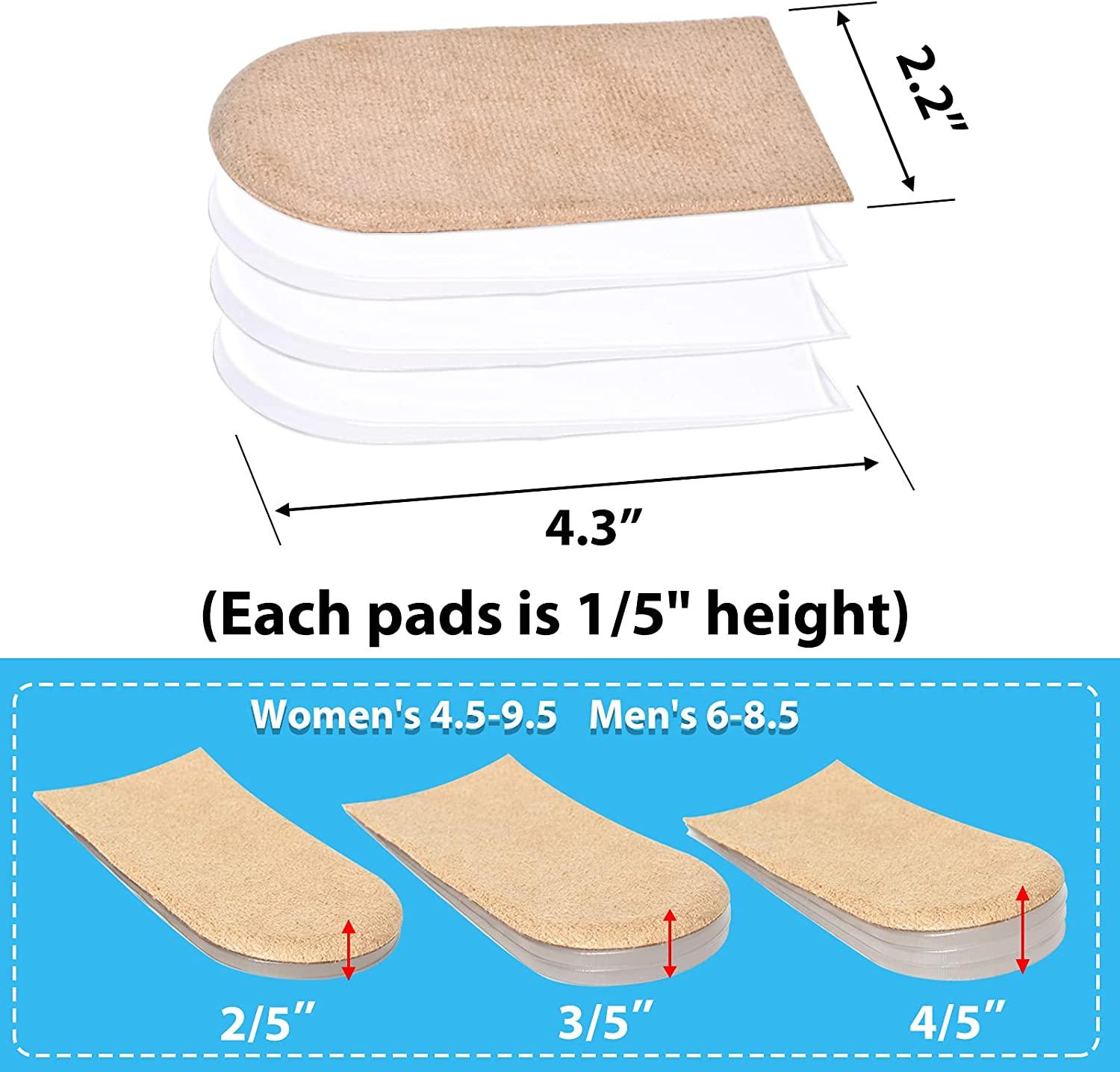 Adjustable Orthopedic 4-Layer Heel Lifts for Leg Length Discrepancy ...