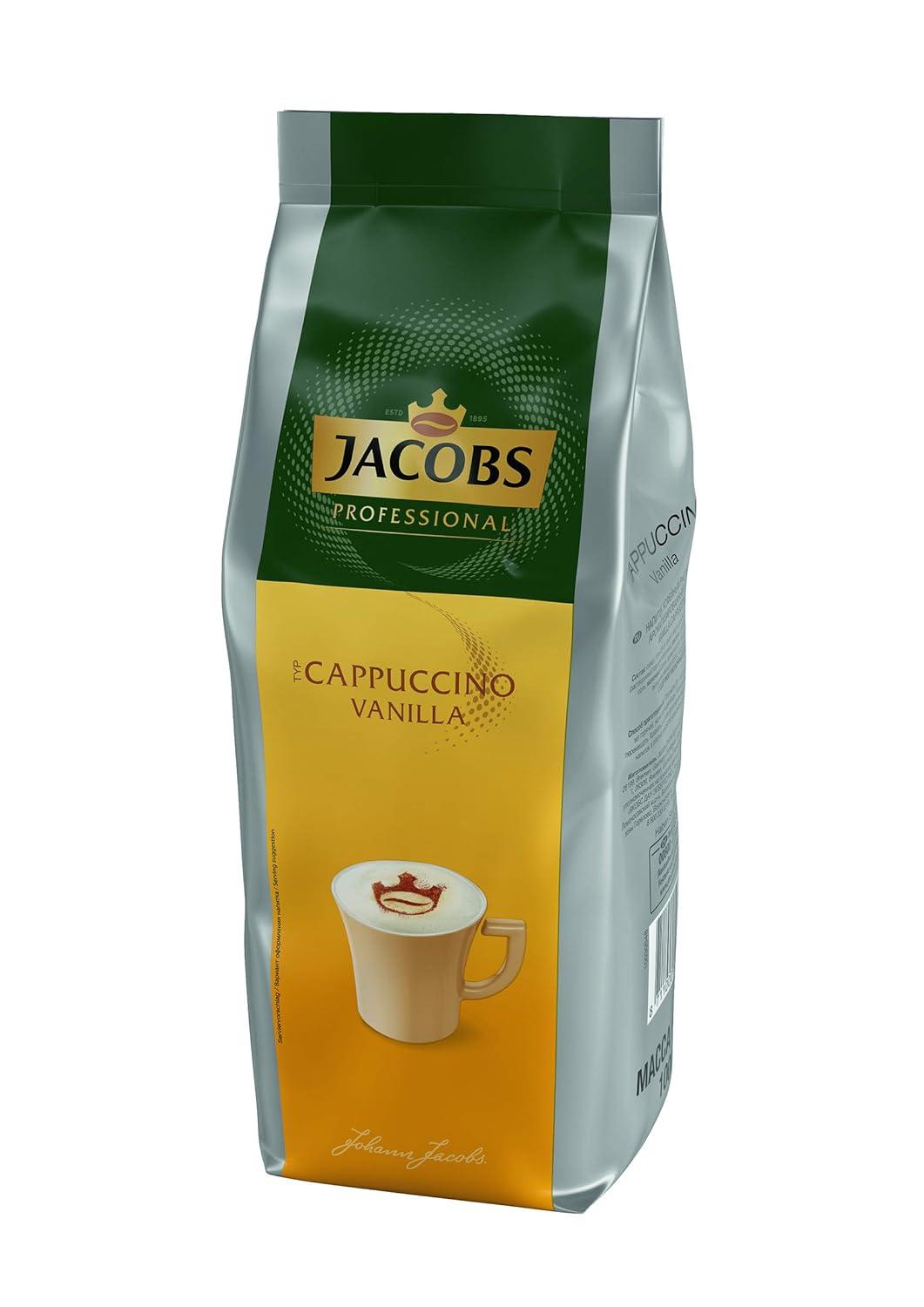 Buy Jacobs Professional Cappuccino Vanilla Instant Coffee 1kg - Premium ...