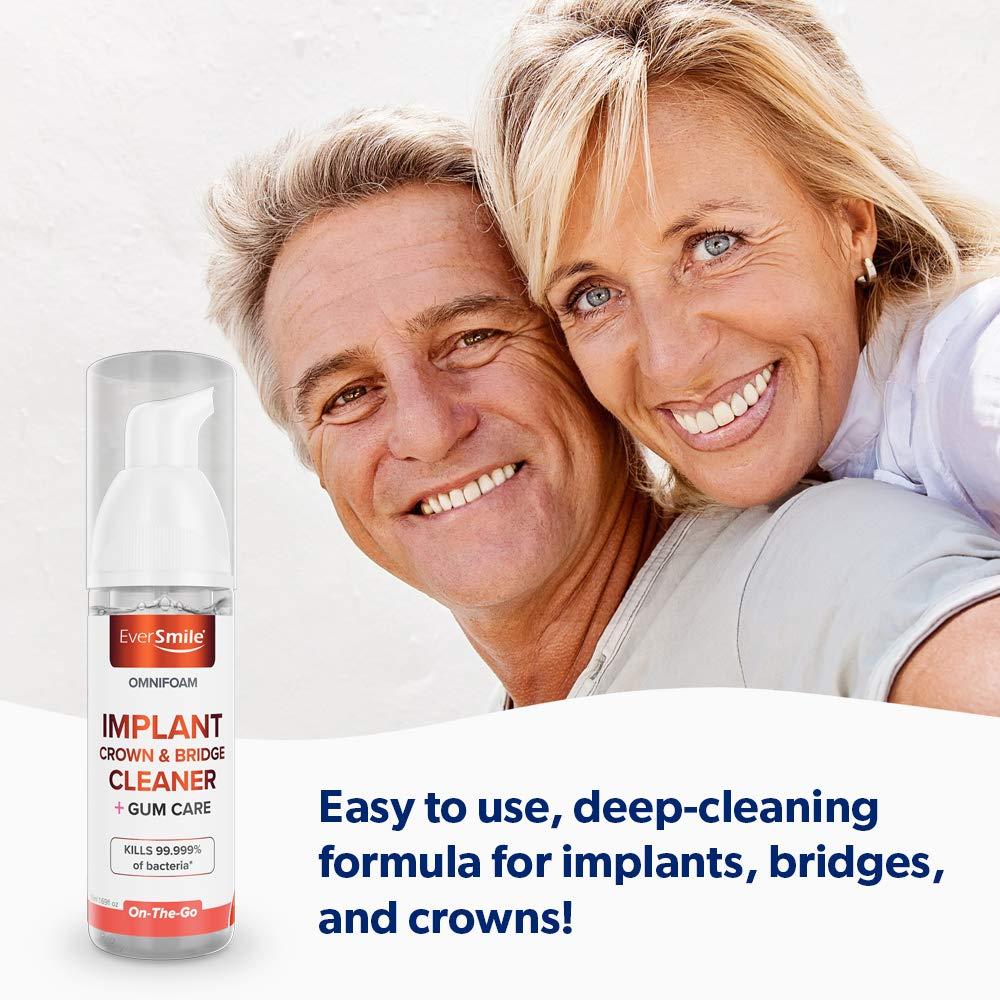 EverSmile OmniFoam Dental Cleaner for Implants, Crowns, Bridges - 50mL ...