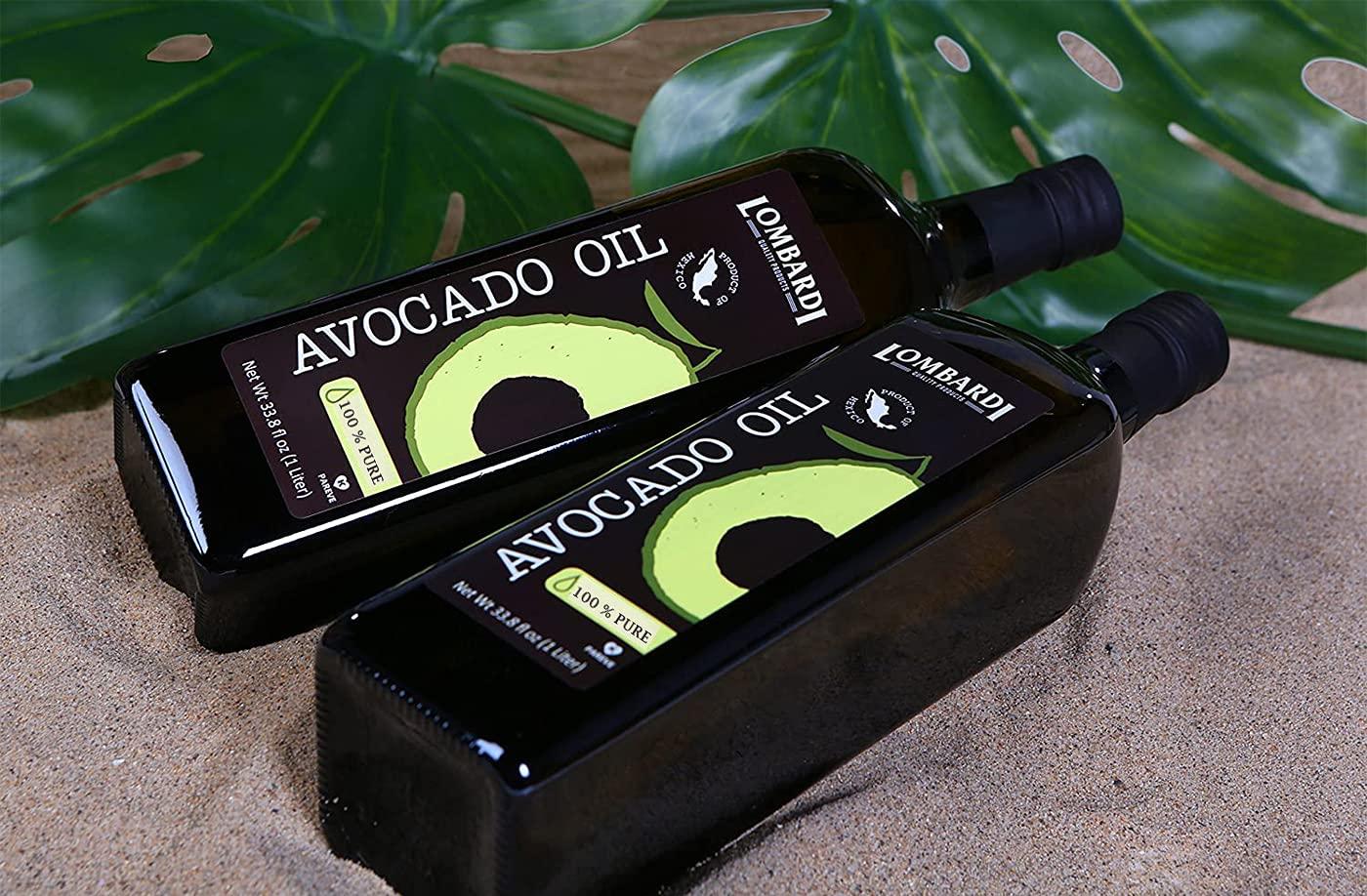 Lombardi 100% Pure Avocado Oil 2 Pack - 67.6 fl oz (2 x 33.8 fl oz ...