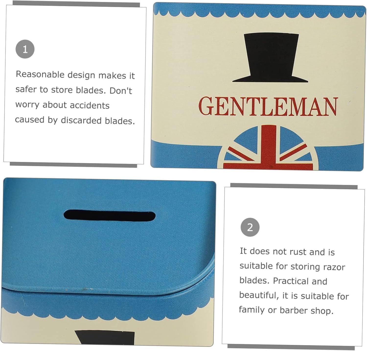 Angoily 5-Stage Blade Storage Box for Safety Razor Blades Secure ...