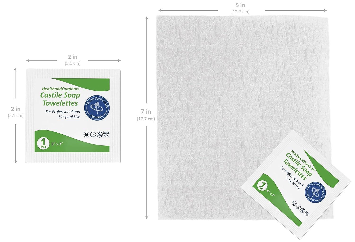 HAO Castile Soap Cleansing Towelettes 125 Count - Refreshing Scented ...