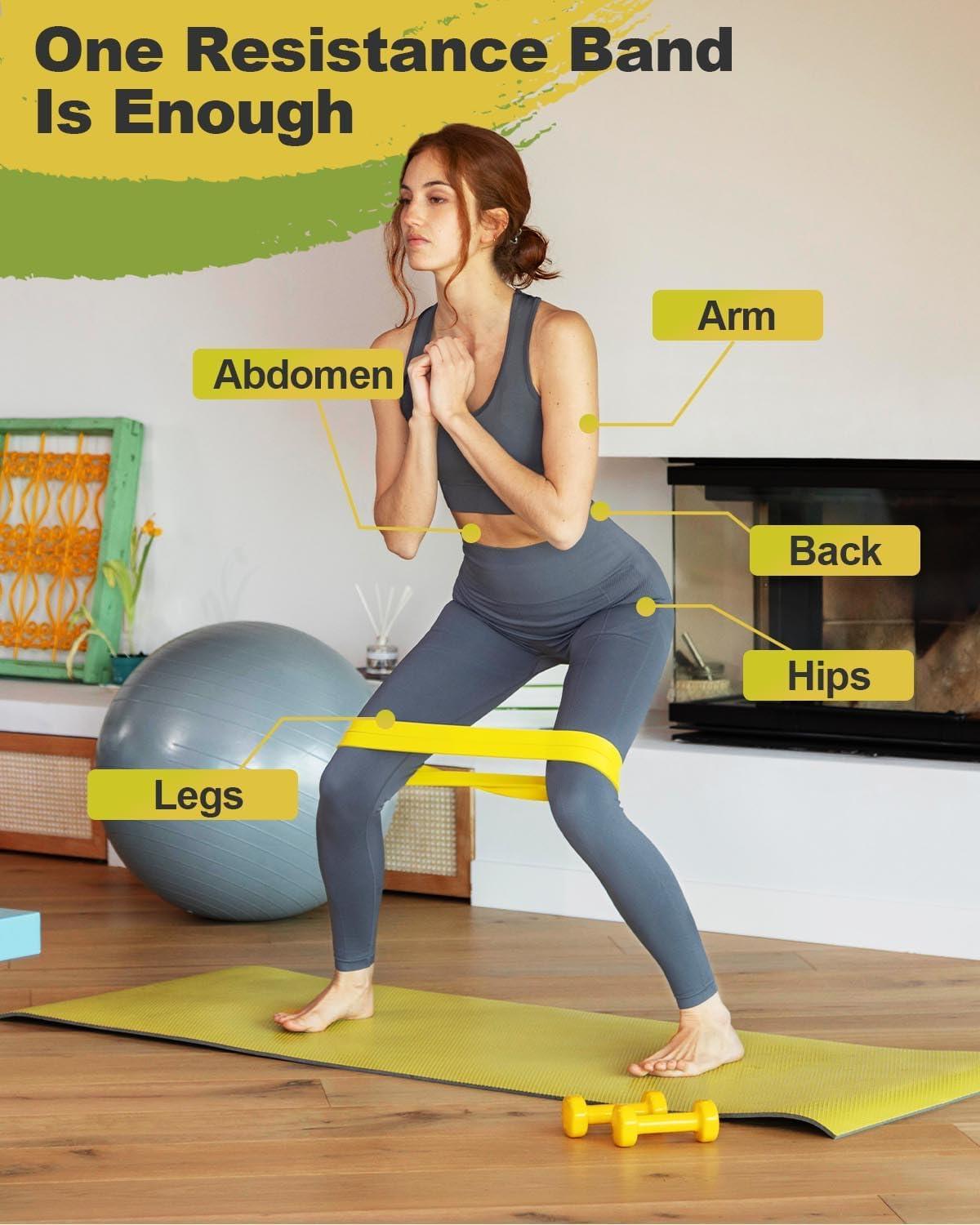 MOXTOYU 3-Piece Resistance Bands Set with Door Anchor and Tote Bag for ...