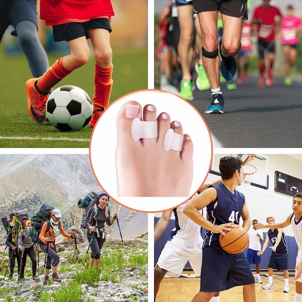 12PC Toe Spreader Gel - Silicone Toe Separator for Overlapping Toes ...