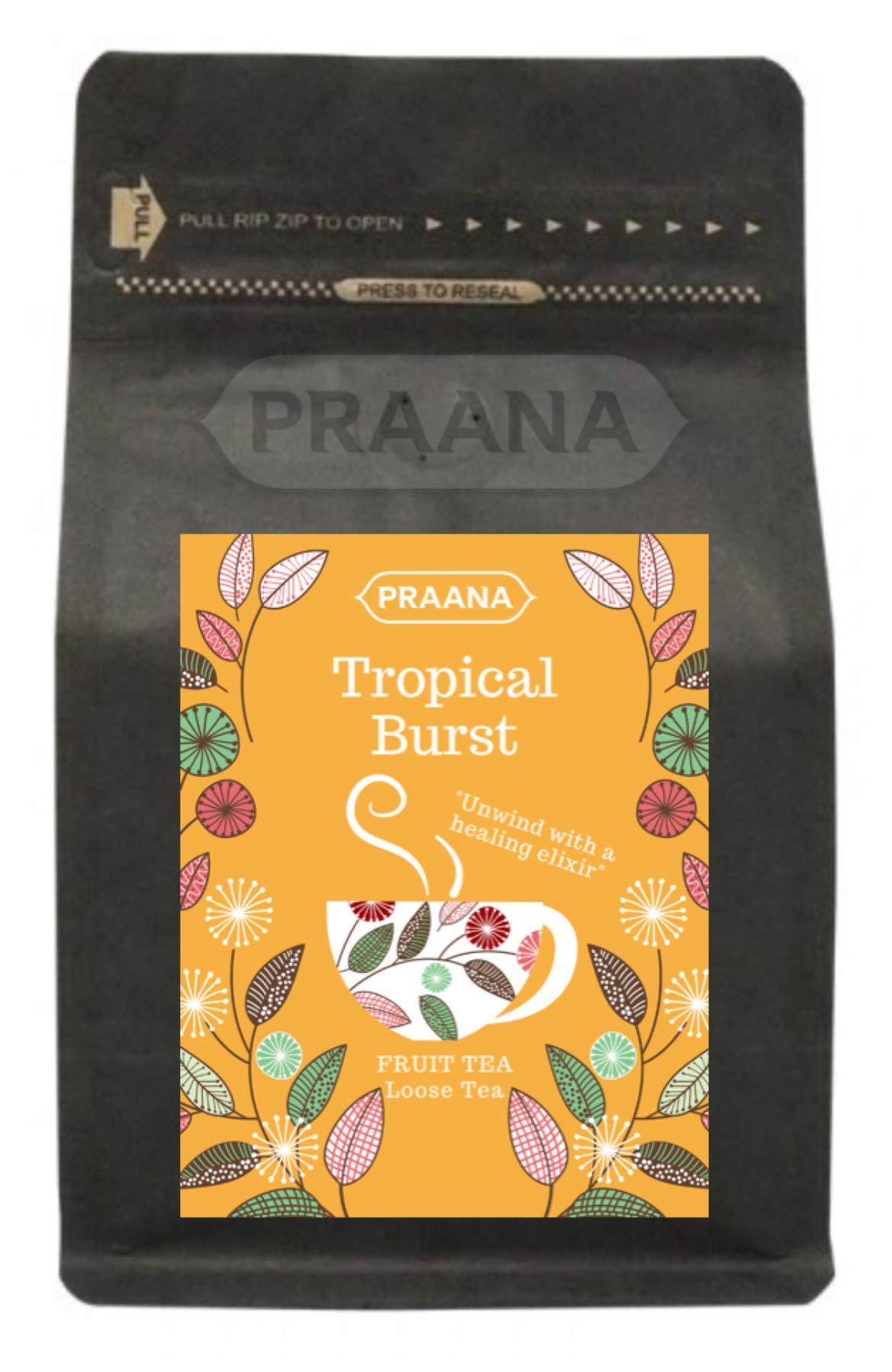 PRAANA TEA Tropical Burst Fruit Tea 100 g | Buy Now with Express ...