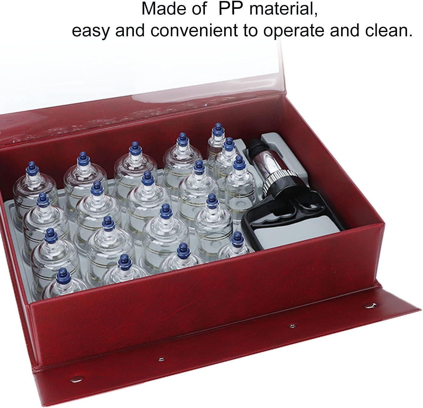 FaceUUUUR Cupping Set with Pump - 19-Piece Chinese Acupuncture Therapy ...