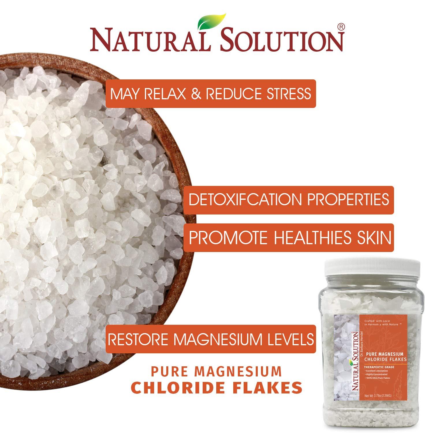 Natural Solution Pure Magnesium Chloride Flakes with Himalayan Pink ...