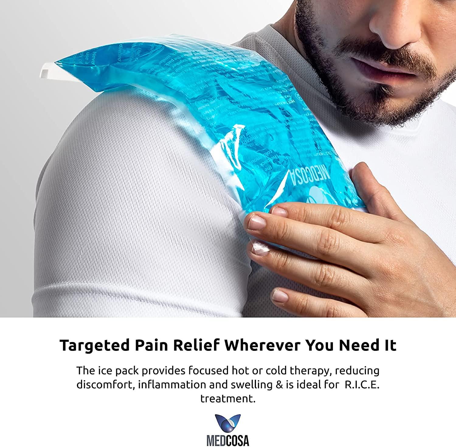 Medcosa Large Flexible Sport Ice Pack | Cold Reusable Pack for Sport ...