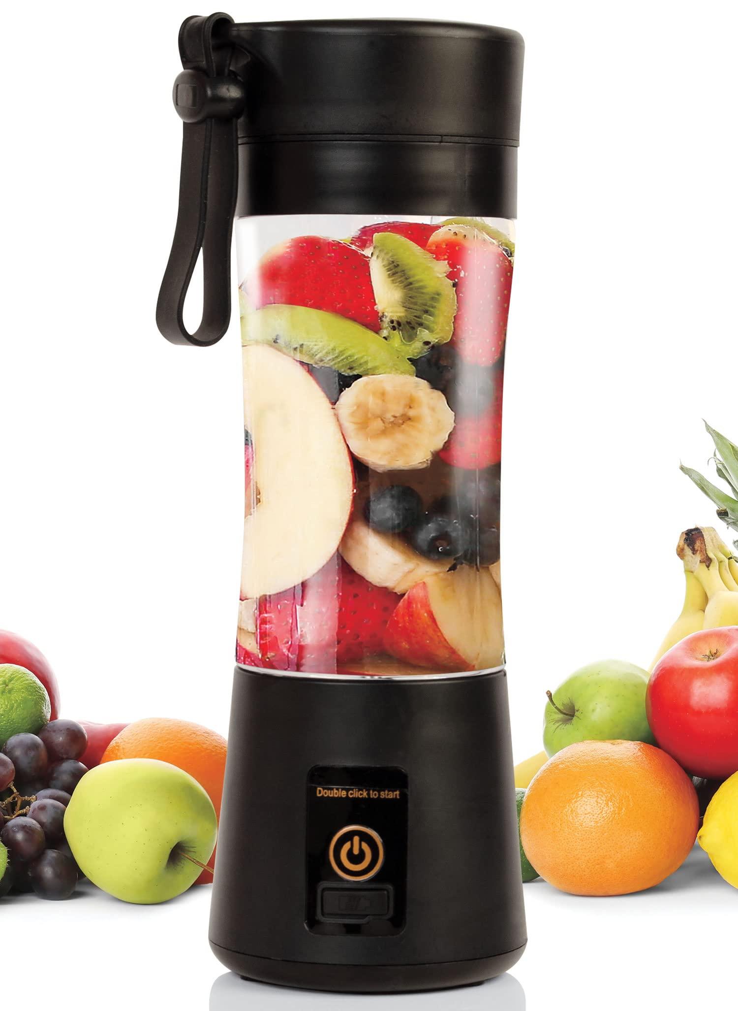 Handy Gourmet RevMix: Portable Blender for Smoothies and Shakes - Black ...