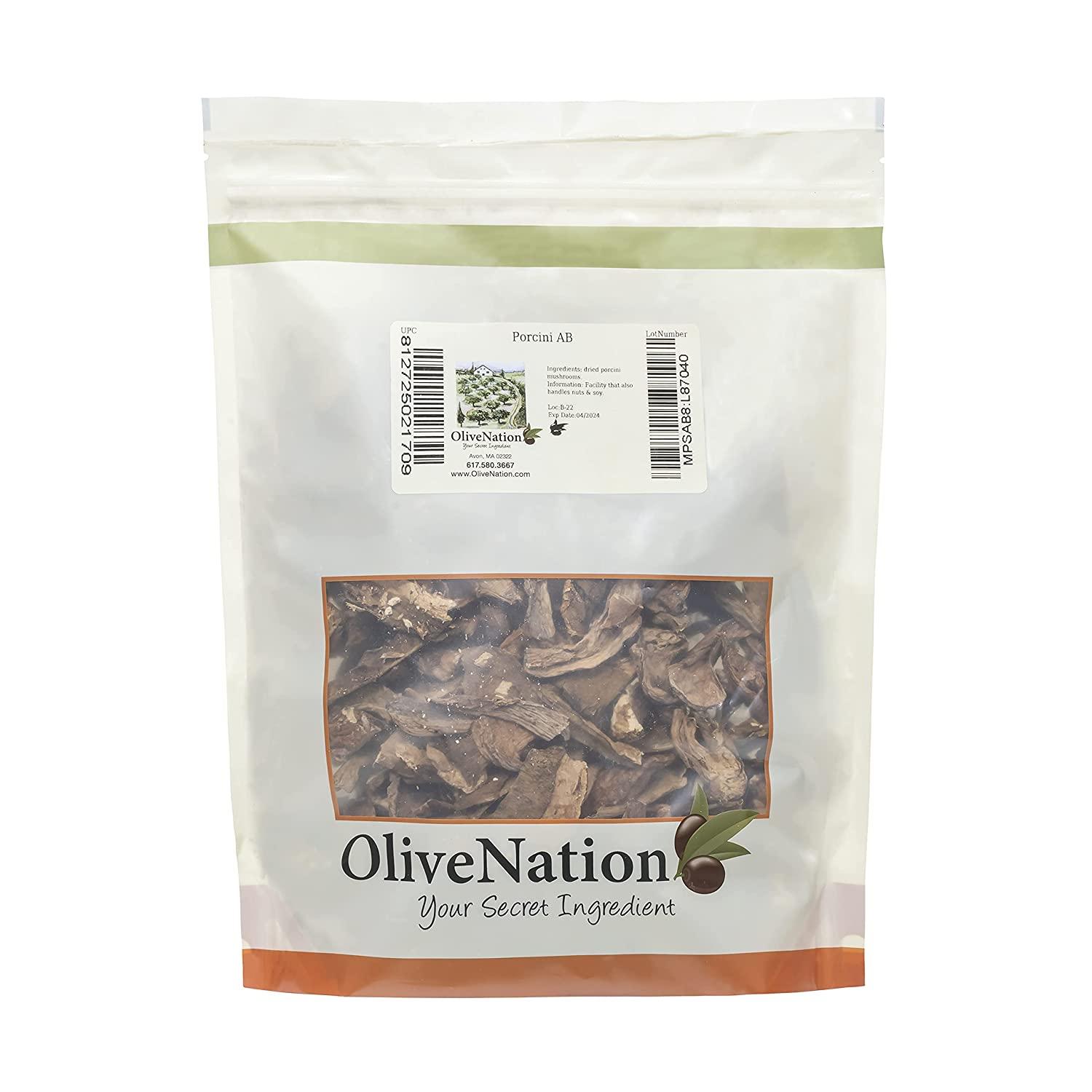 OliveNation Italian Porcini Grade AB Dried Sliced Mushrooms - 4 oz ...