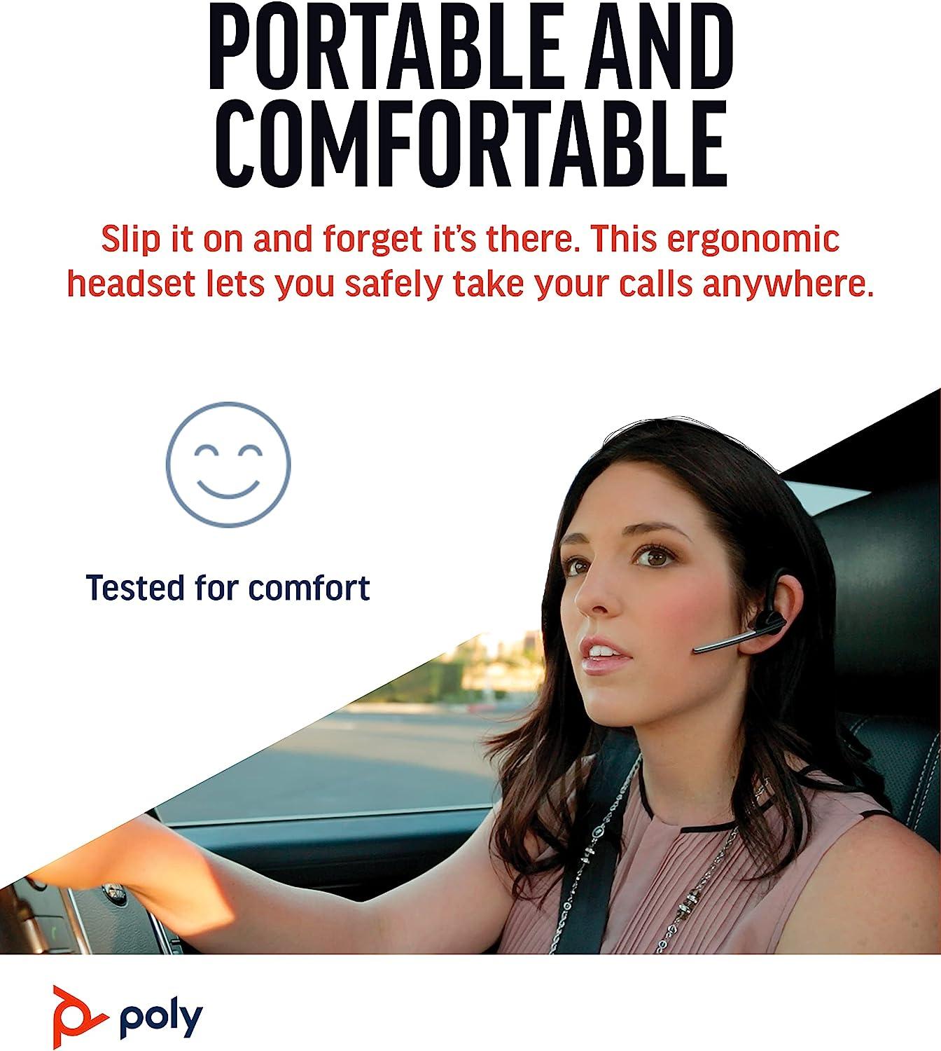 Poly Voyager Legend Wireless Headset - Bluetooth with Noise-Canceling ...