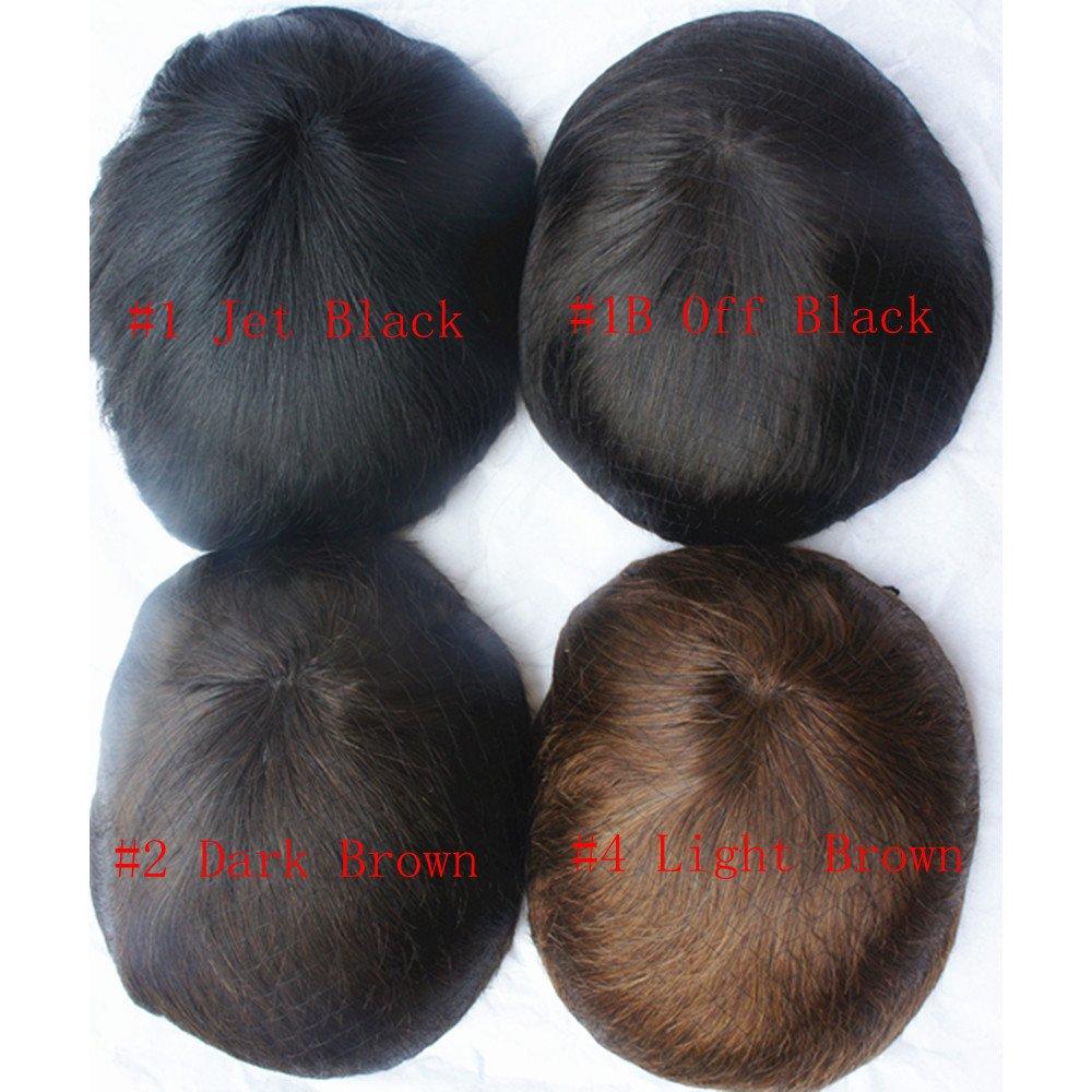 Real Hair Toupet for Men | European Hair Replacement System | Natural ...