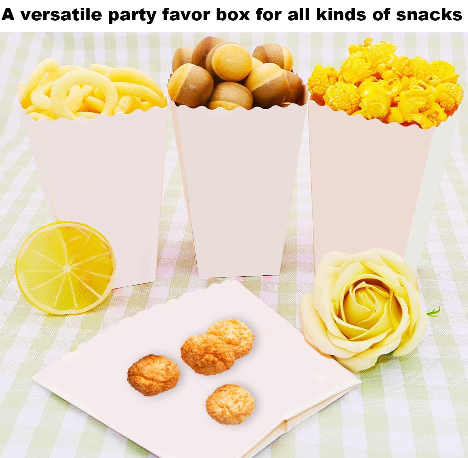 100pcs White Popcorn Boxes | Buy Now with Express International ...