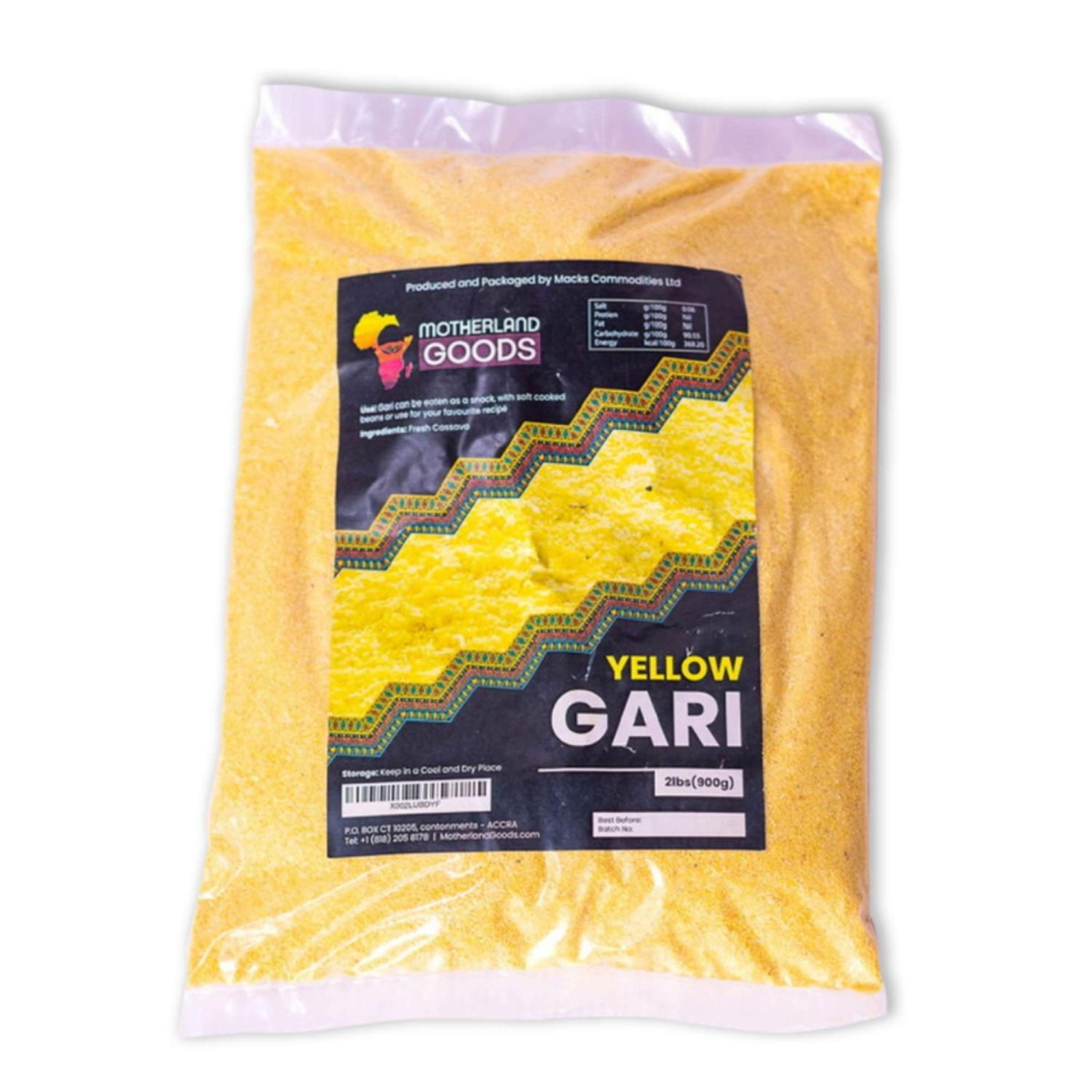Premium Ghana Garri - Gluten-Free Yellow West African Gari - Fine ...