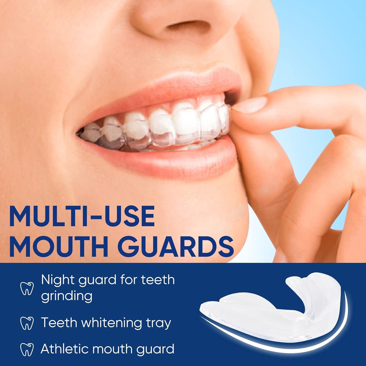 Moldable Night Guard for Teeth Grinding - 4 Pack/2 Size | Stop Grinding ...
