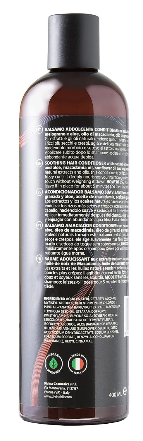 Natural Softening Conditioner for Wavy Curly & Afro Hair - Divina Blk ...